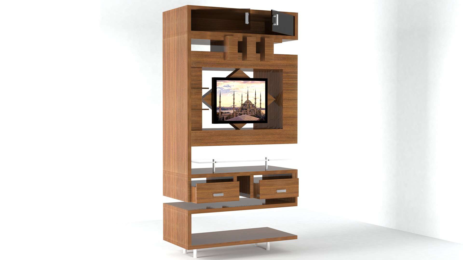 3D Model Modern Led Cabinet - TurboSquid 1583194