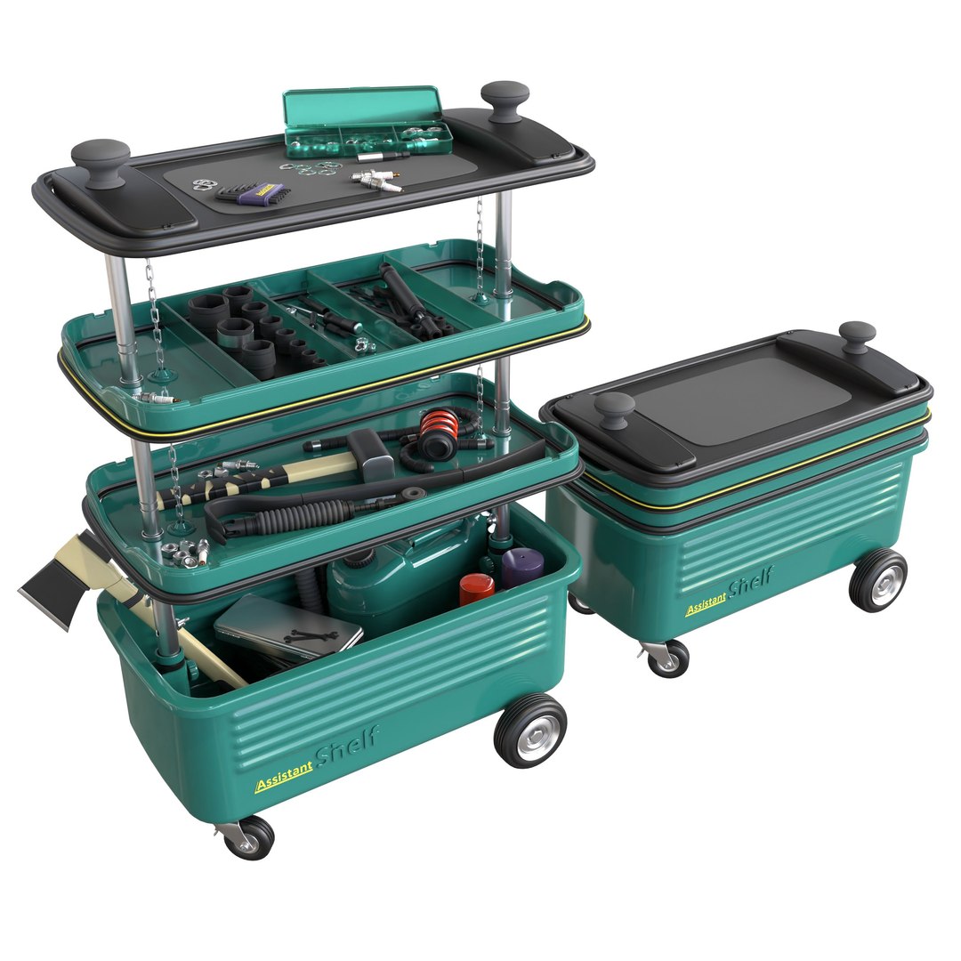3D Tool Rack - TurboSquid 2131227