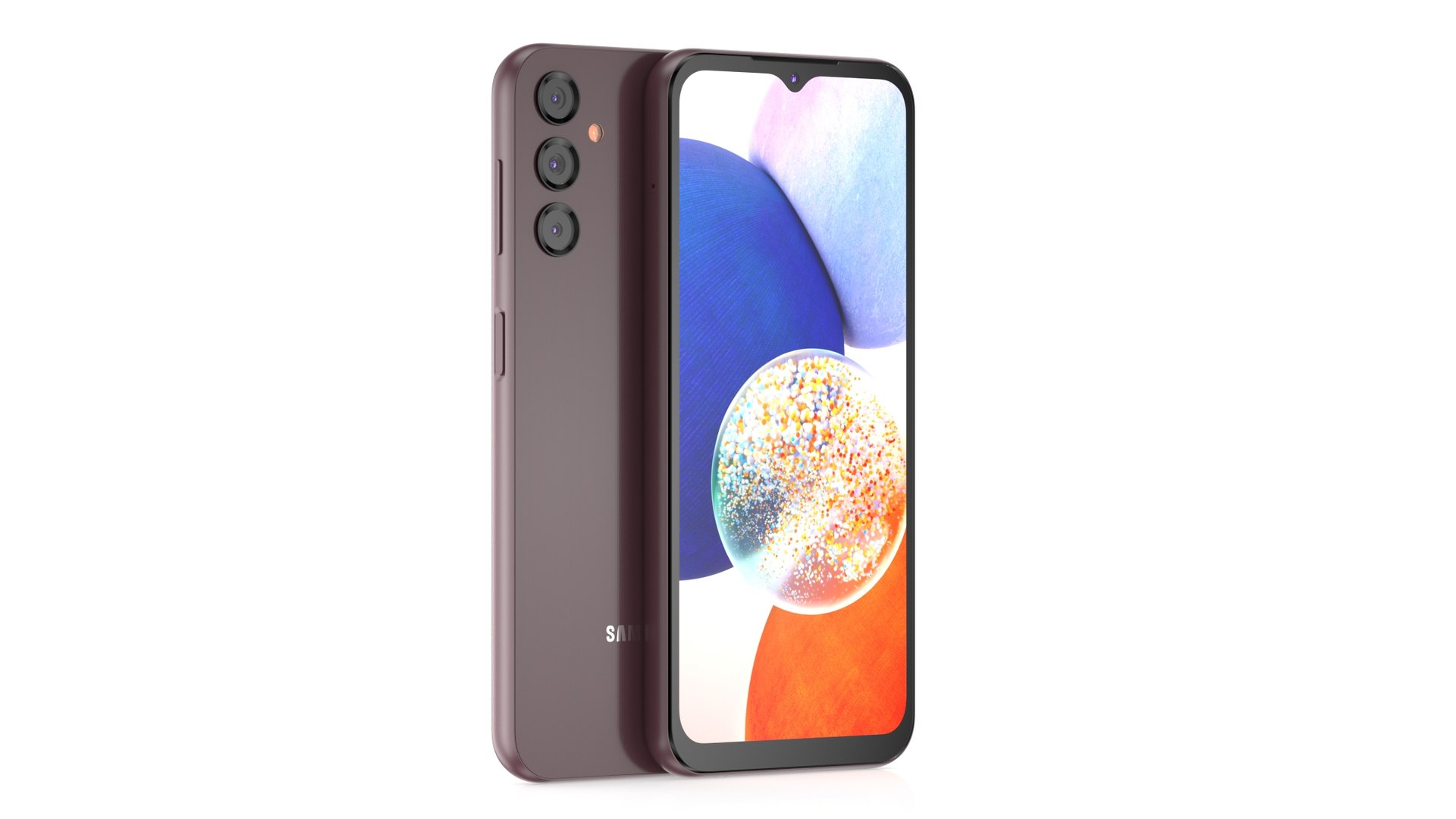 3D Samsung Galaxy A14 Dark Red Model - TurboSquid 2101174