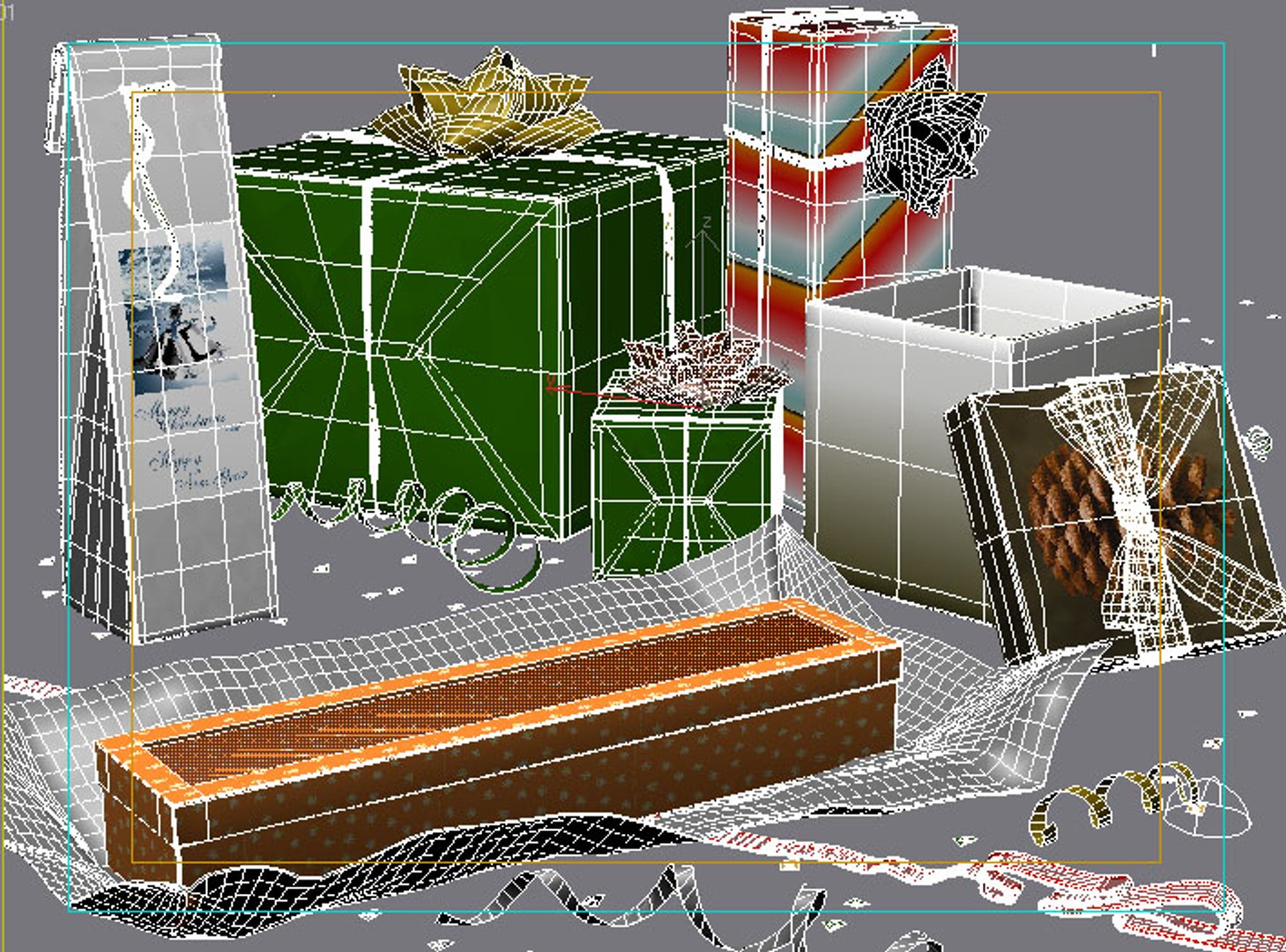 3d Gifts Box