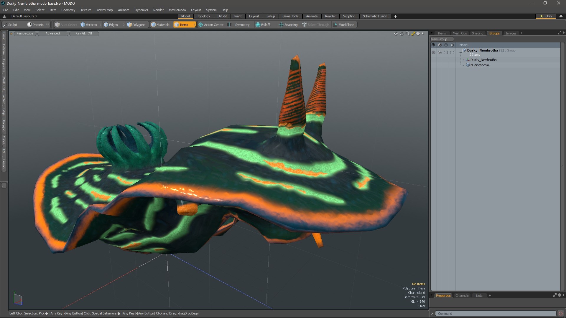 Dusky Nembrotha 3D Model - TurboSquid 2185742
