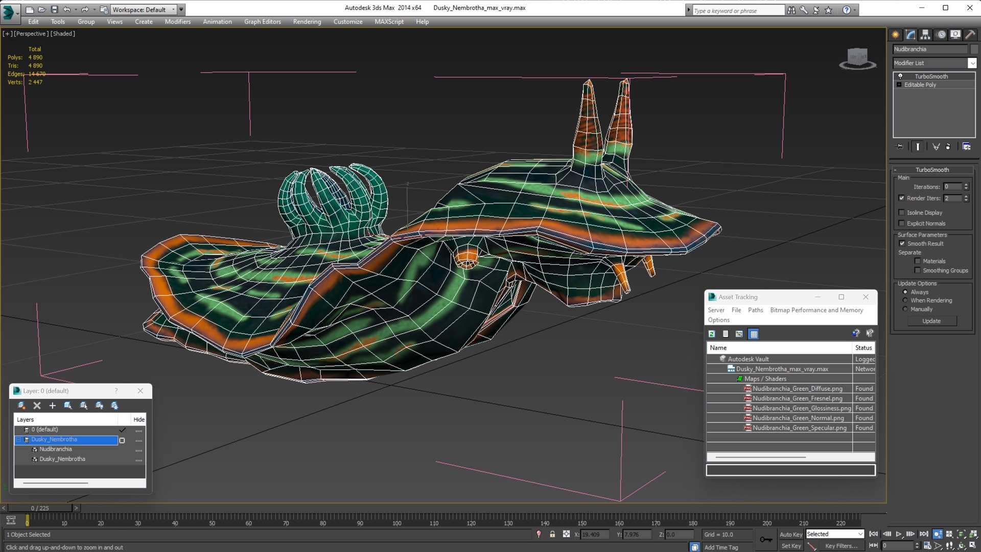 Dusky Nembrotha 3D Model - TurboSquid 2185742