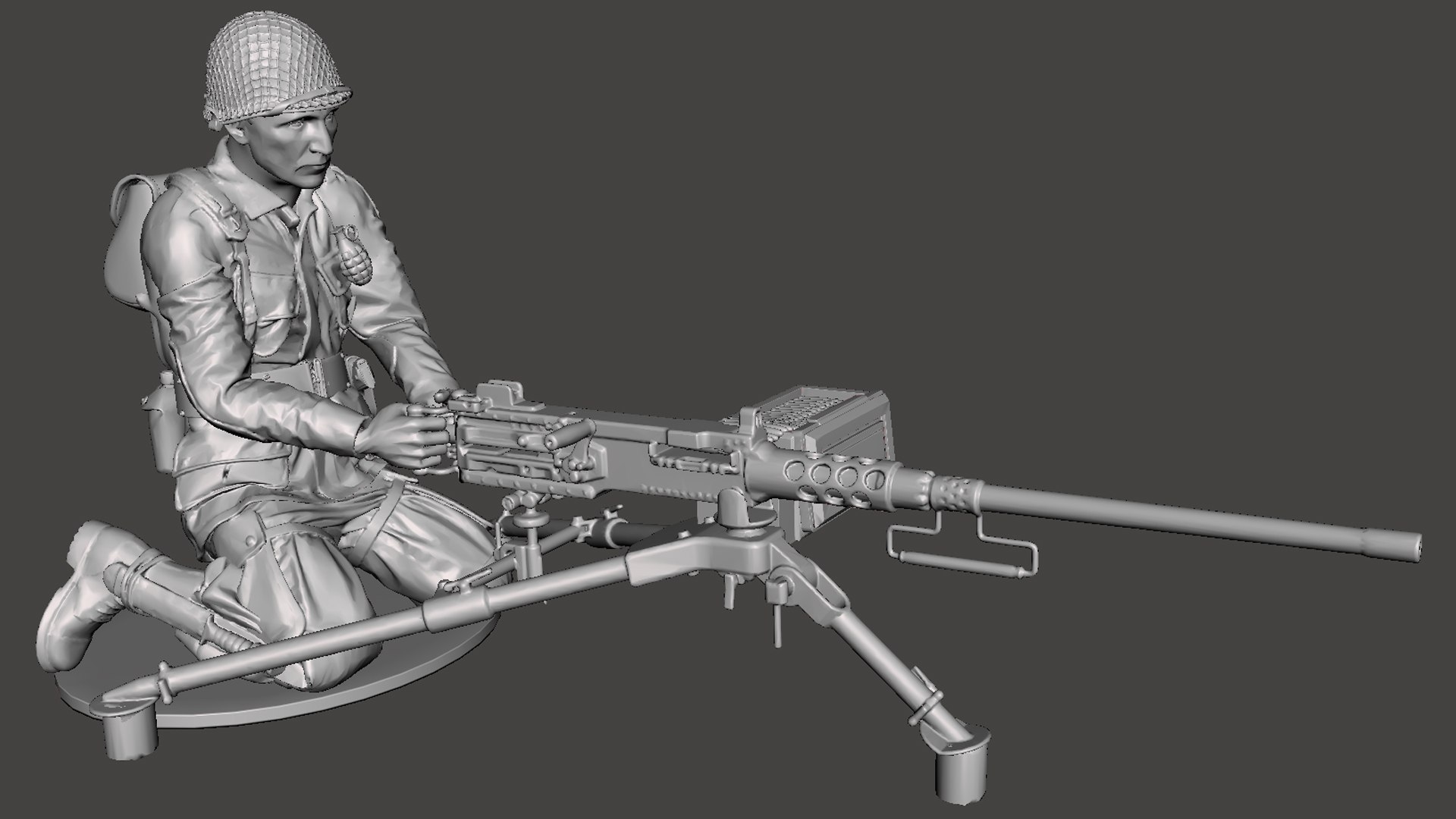 WW2 American Team 7 Soldiers 3D Model - TurboSquid 2380203