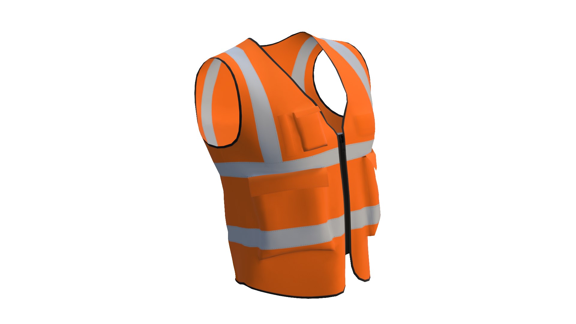 Worker Vest 3D Model Low Poly 3D Model - TurboSquid 2278458