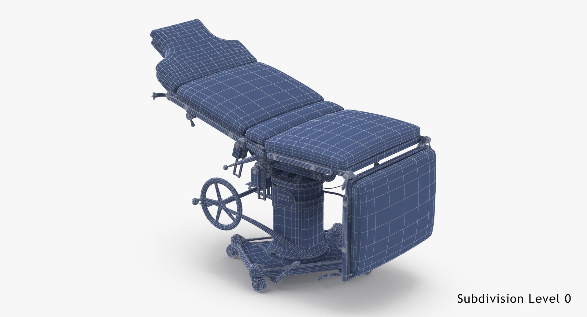 3d model operating table 01 industrial