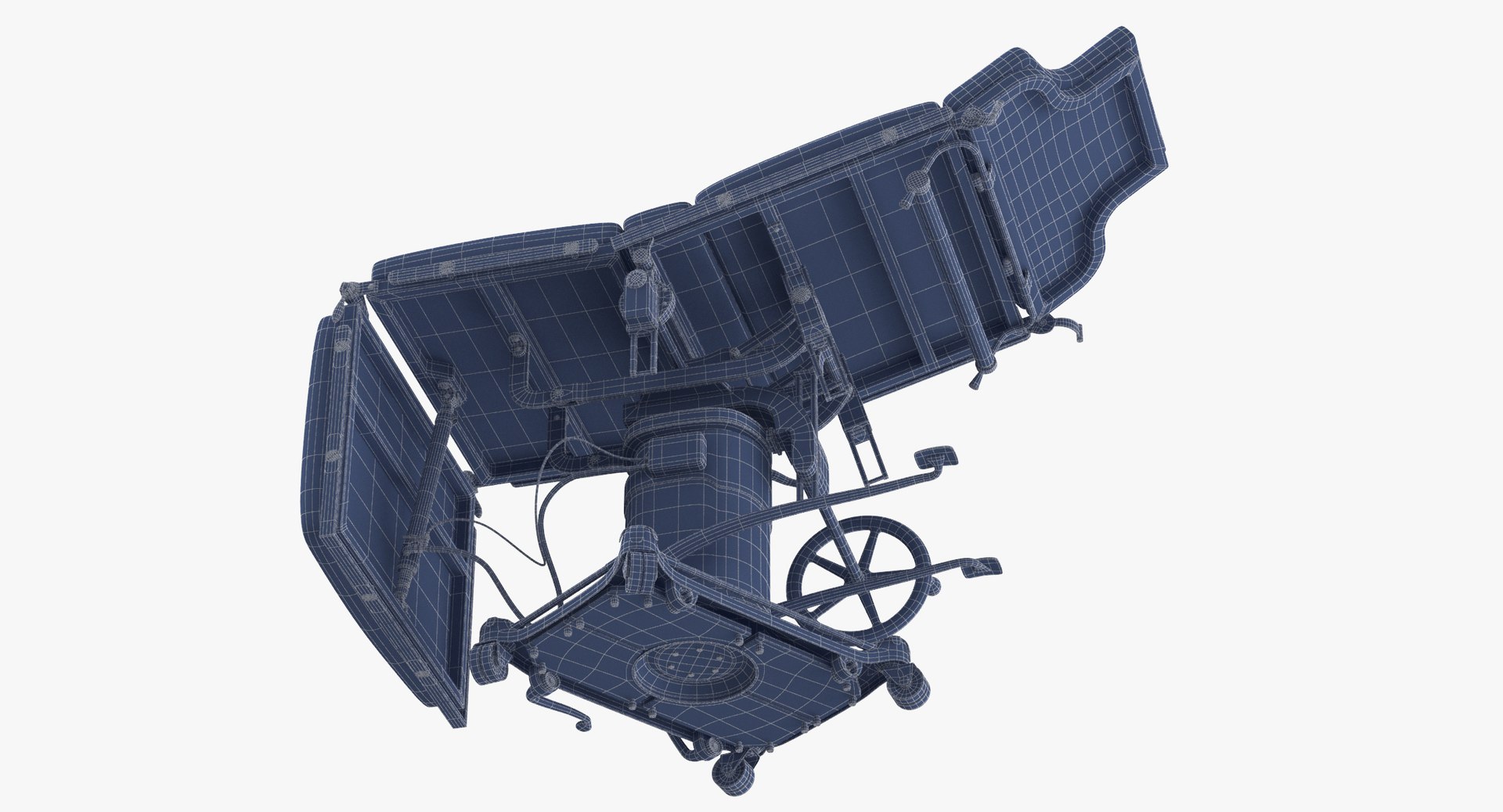 3d model operating table 01 industrial