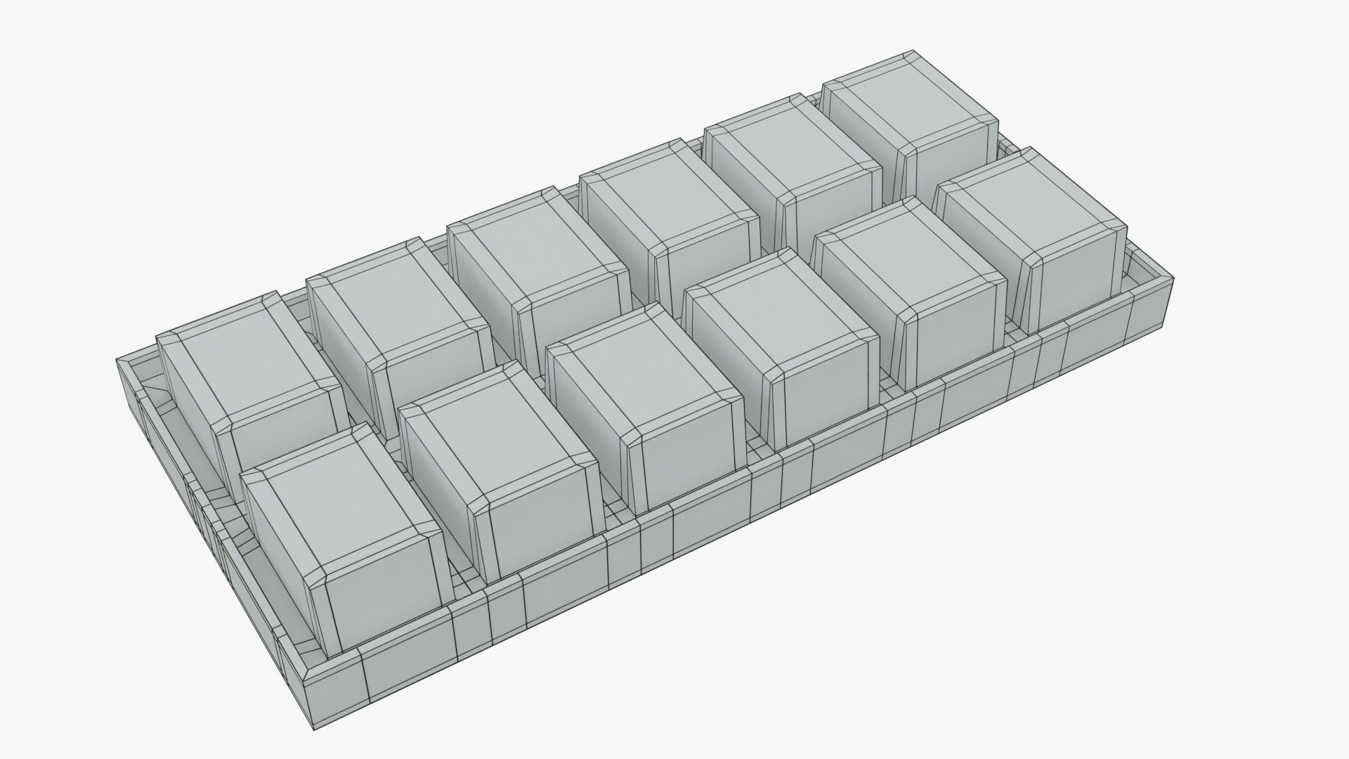 Ice Cube Tray 3D Model - TurboSquid 1995973
