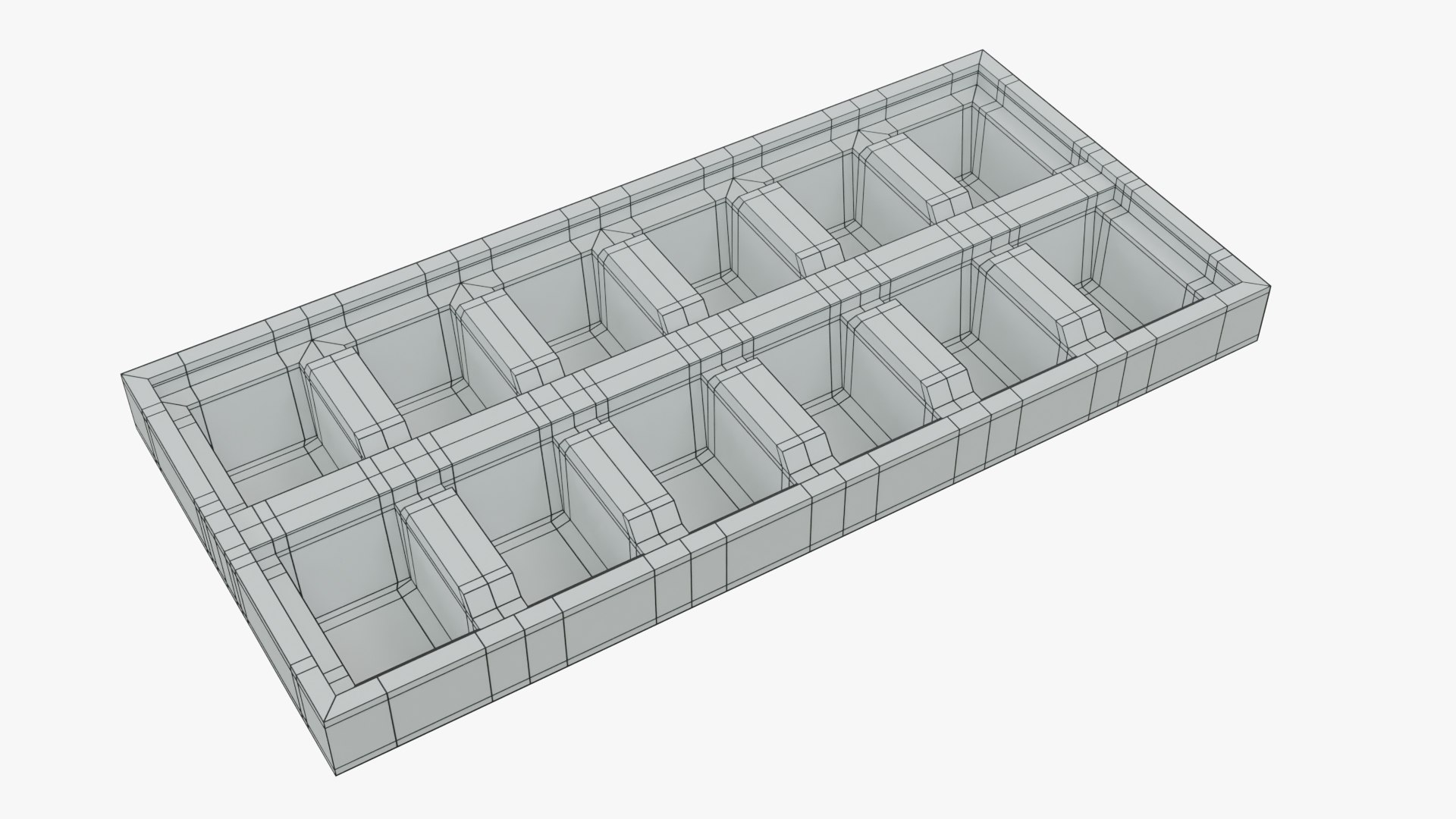 Ice Cube Tray 3D Model - TurboSquid 1995973