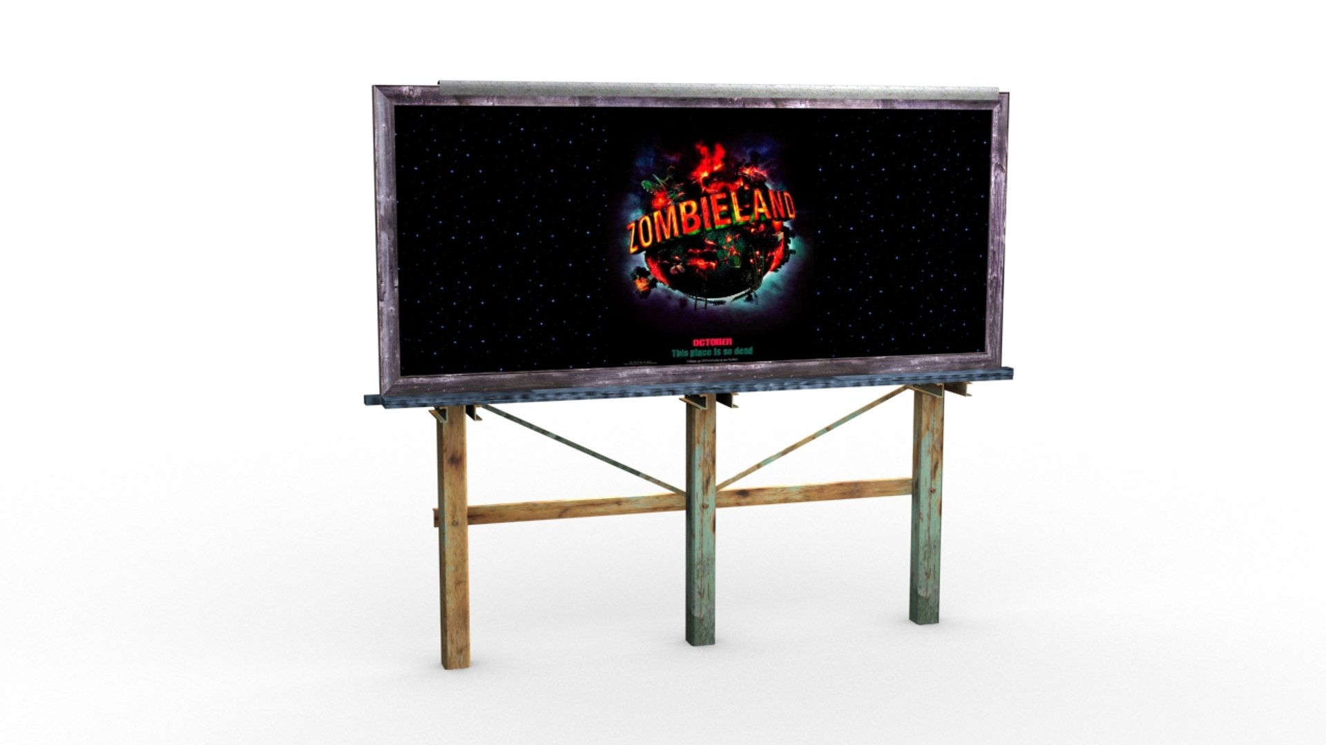3d Billboard Model