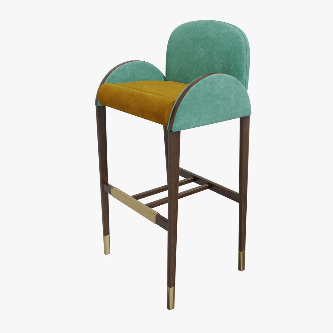 Bar Chair Miller 3D Model - TurboSquid 1978043