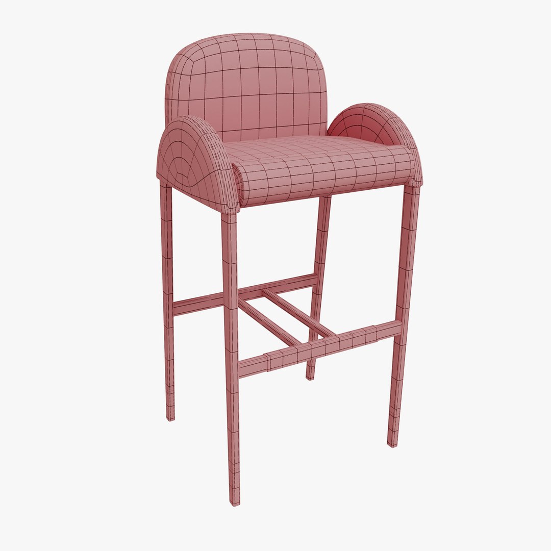 Bar Chair Miller 3D Model - TurboSquid 1978043