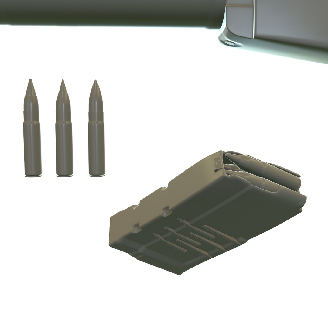 Vss Pso-1 Bullets Rifle Obj