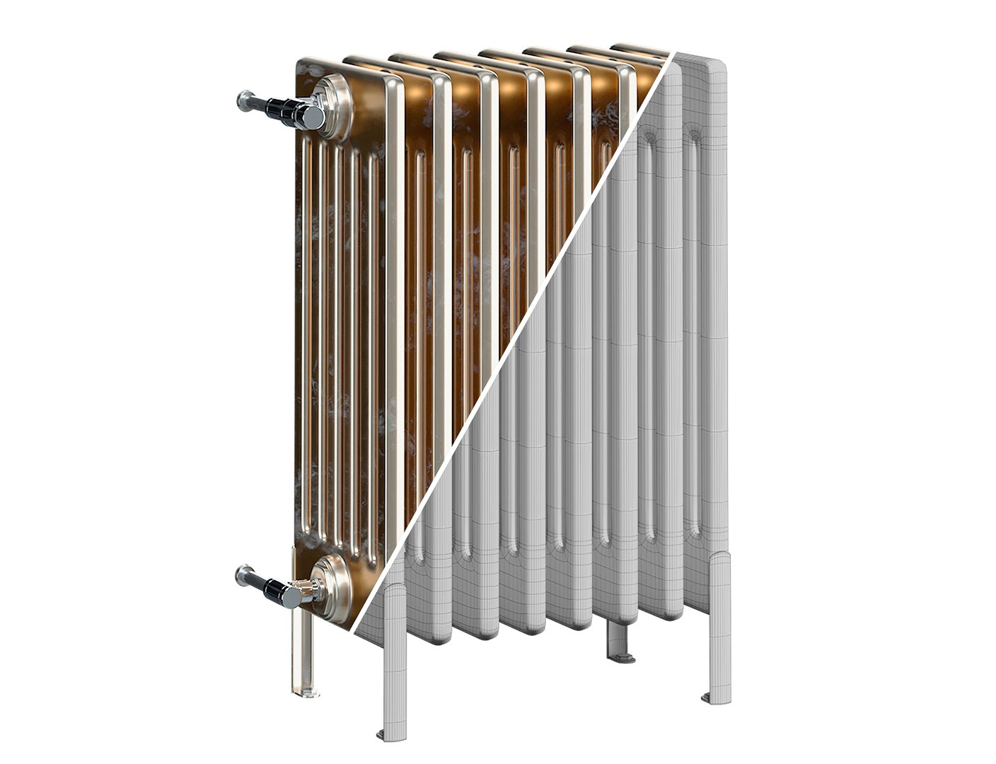 6S Radiator Zehnder Charleston 3D Model - TurboSquid 1907390