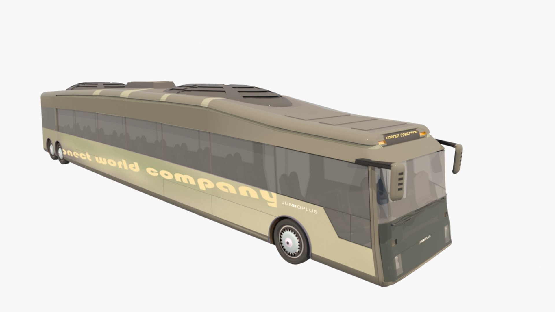 Tour Bus Concept 3D Model - TurboSquid 1900756