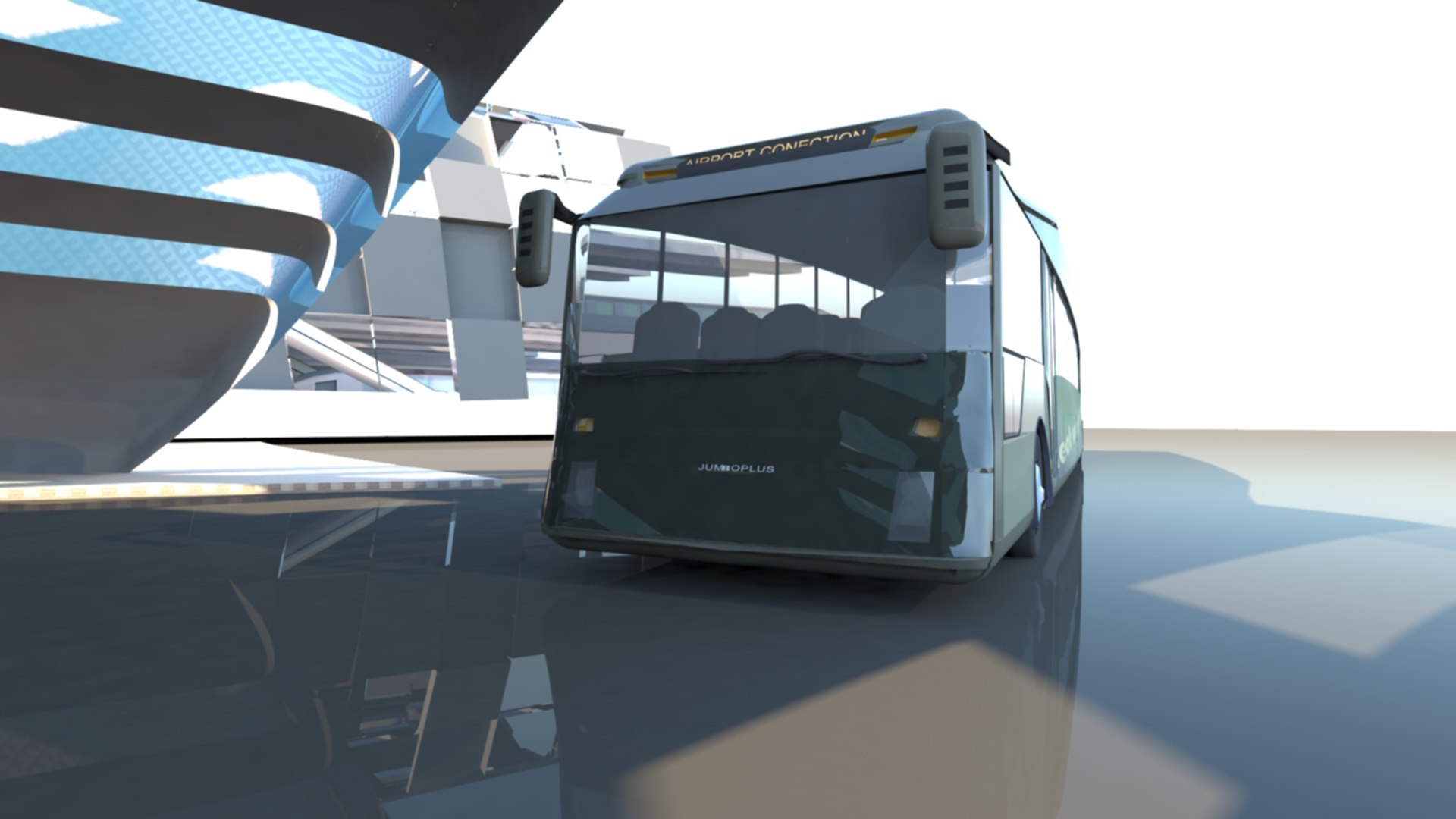 Tour Bus Concept 3D Model - TurboSquid 1900756