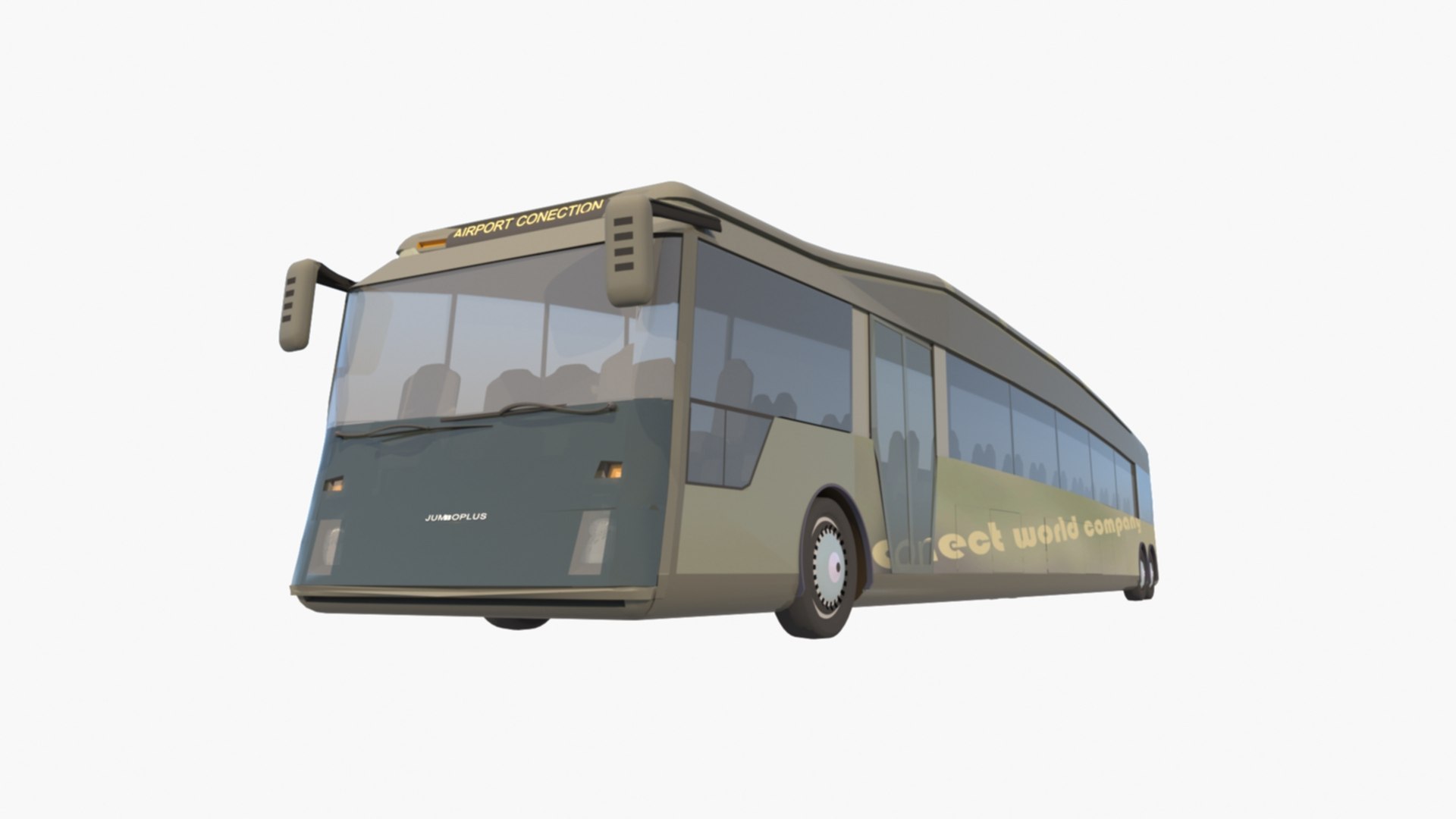 Tour Bus Concept 3D Model - TurboSquid 1900756