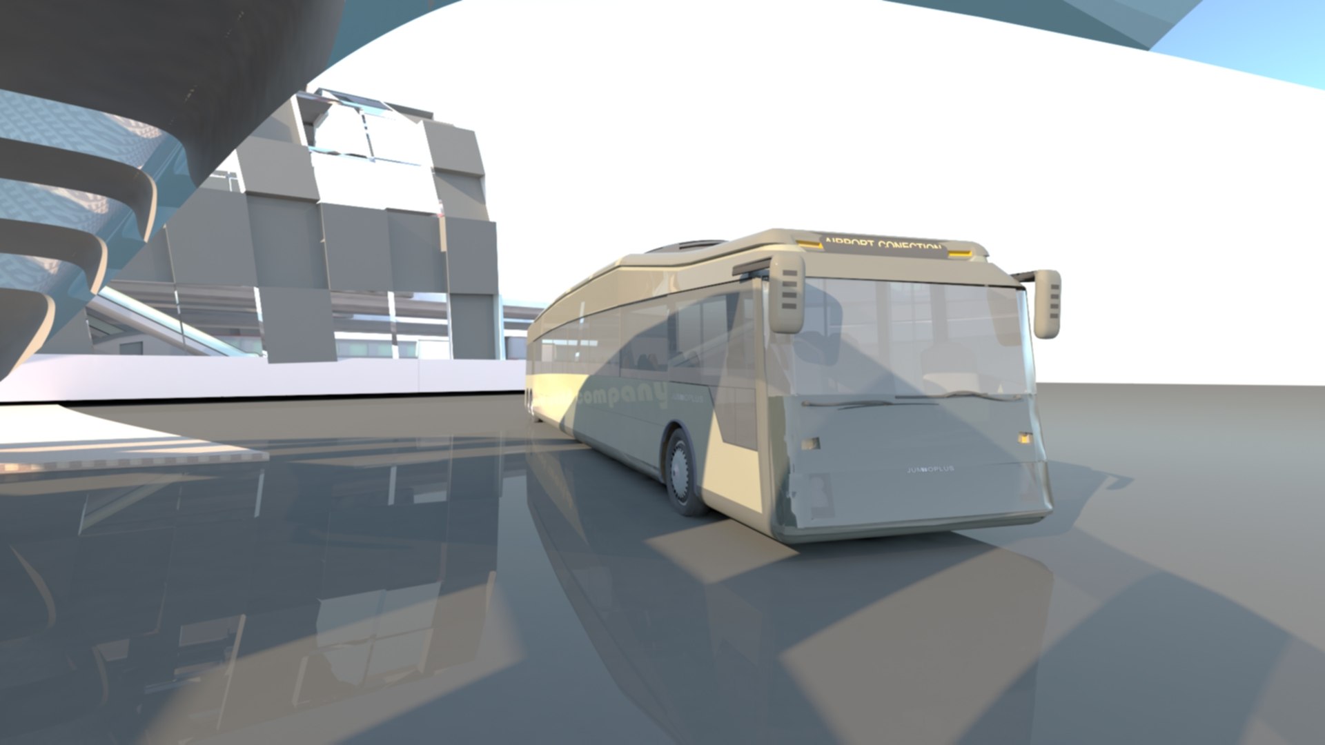 Tour Bus Concept 3D Model - TurboSquid 1900756