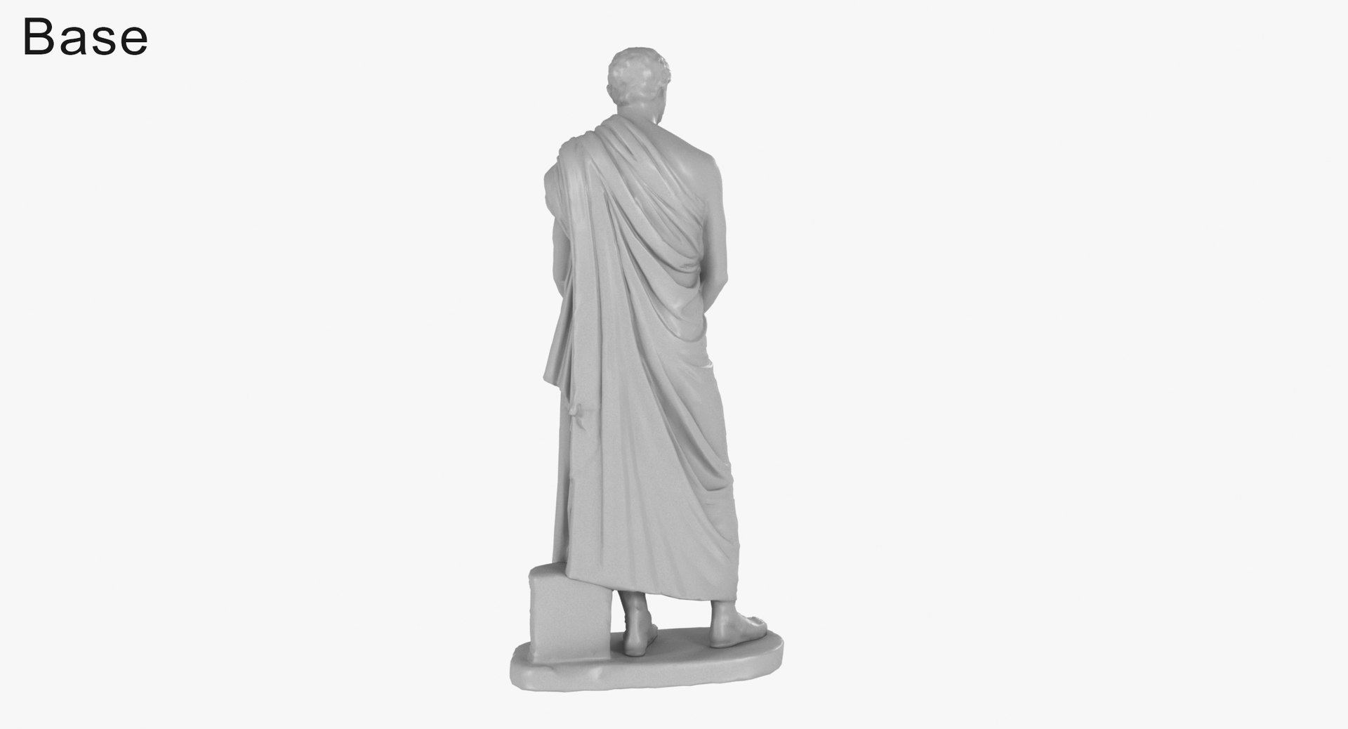 Philosopher Statue v3 3D - TurboSquid 2027025