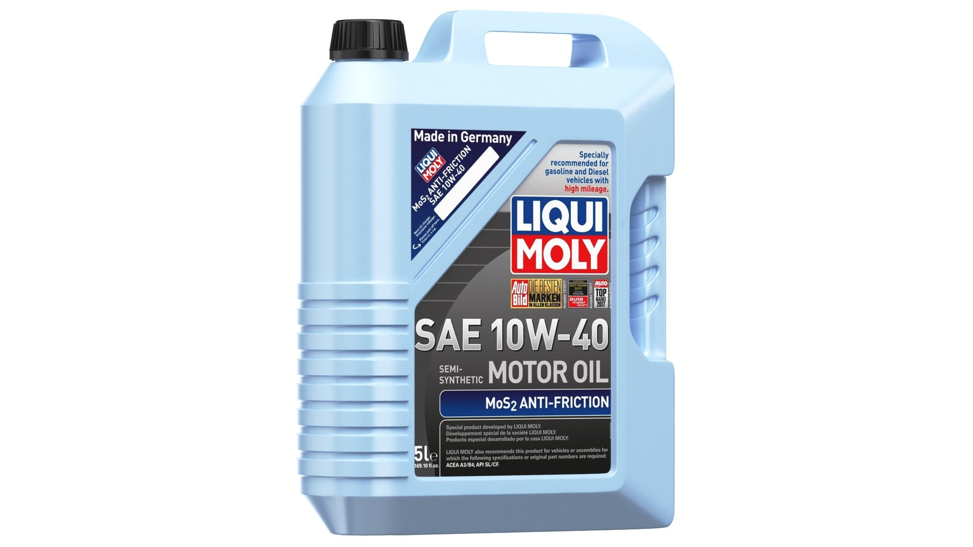 3D Model Liqui Moly Motor Oil Bottle - TurboSquid 2033491