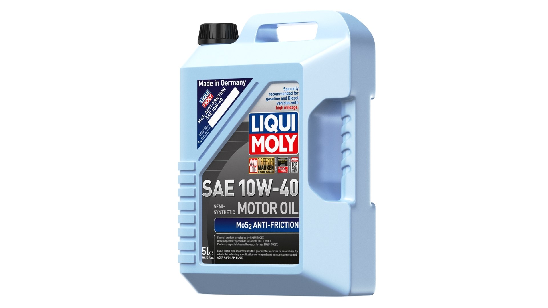 3D Model Liqui Moly Motor Oil Bottle - TurboSquid 2033491
