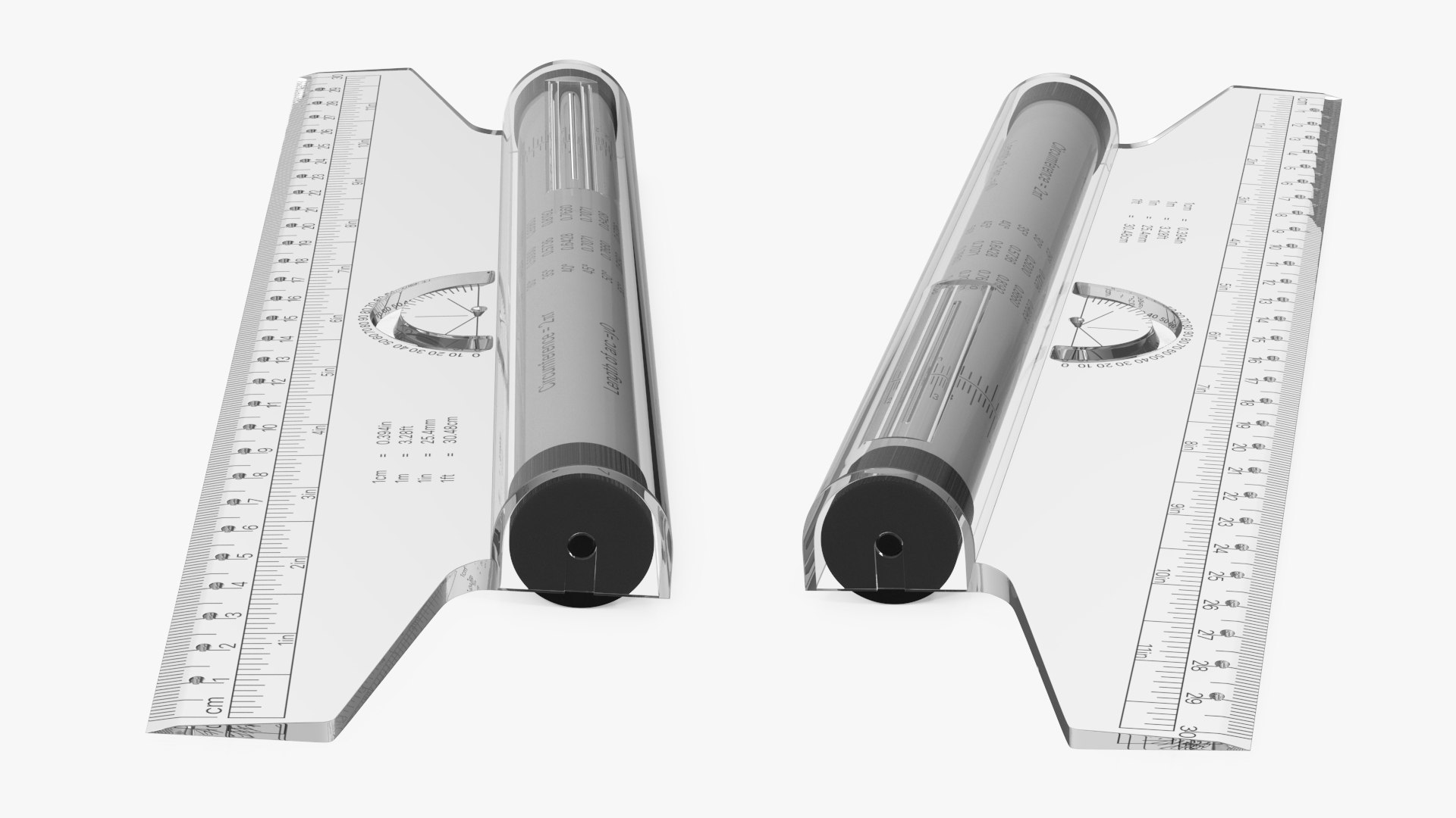 3D Rolling Ruler Model - TurboSquid 2399656