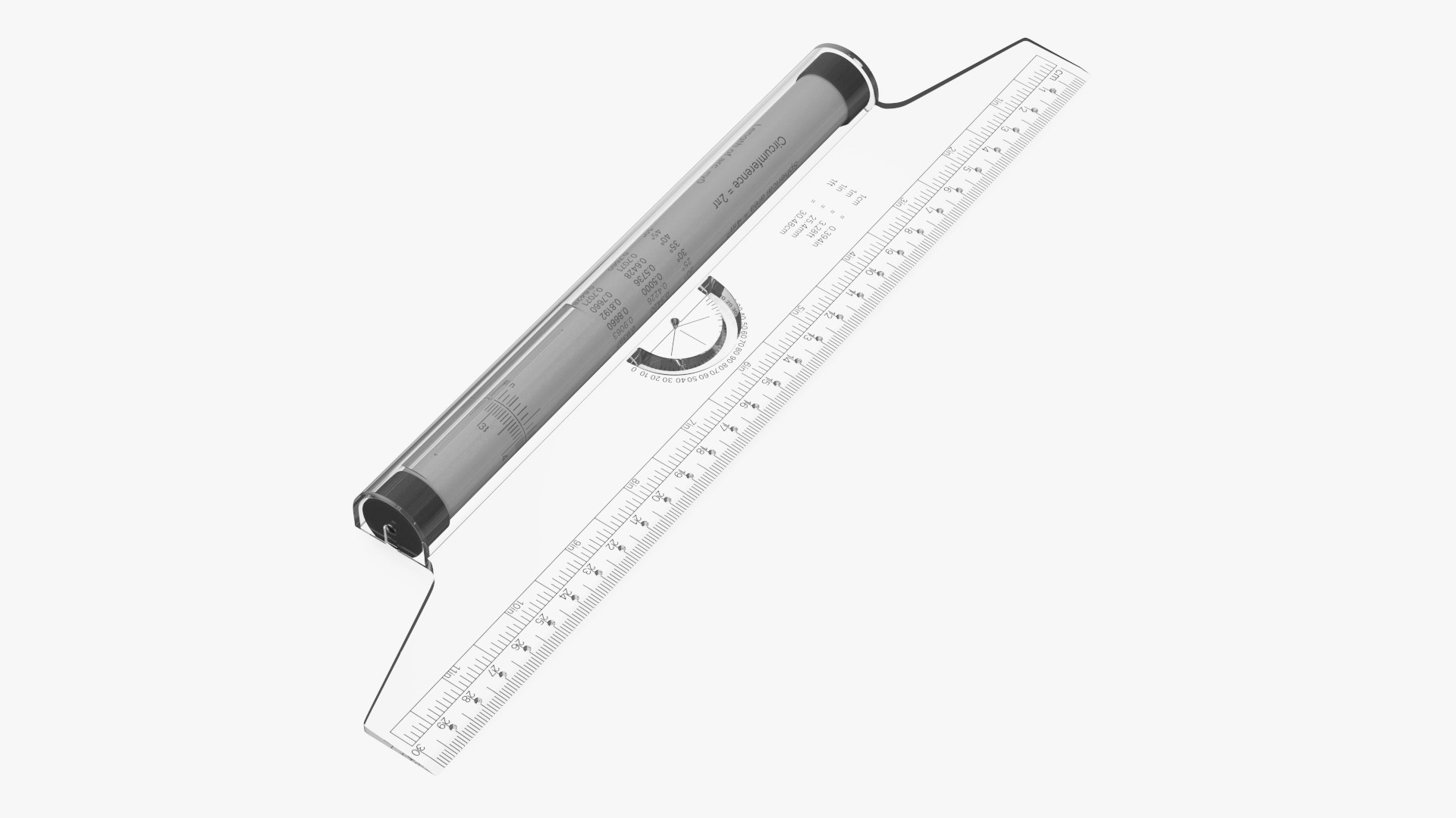 3D Rolling Ruler Model - TurboSquid 2399656