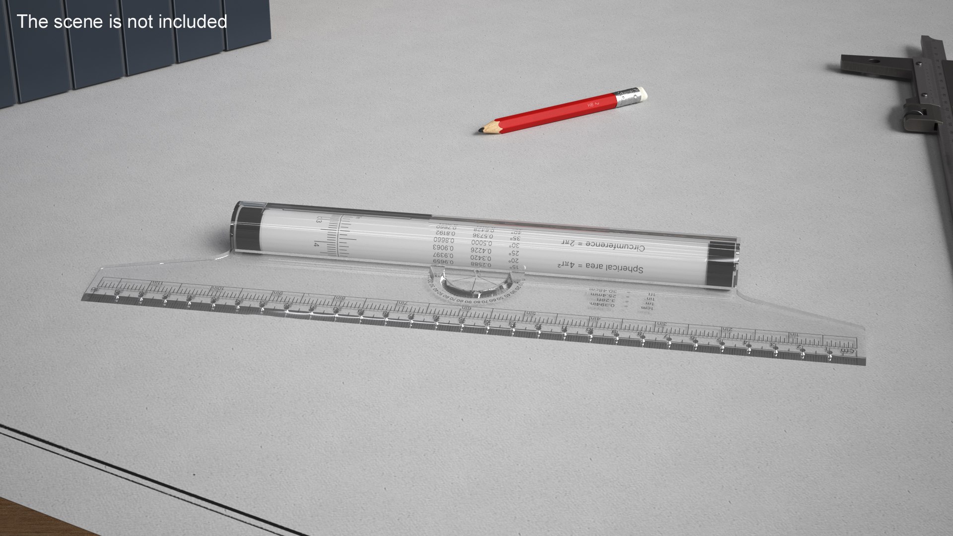3D Rolling Ruler Model - TurboSquid 2399656