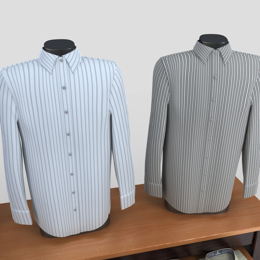 Dress Shirt Table 2 3ds