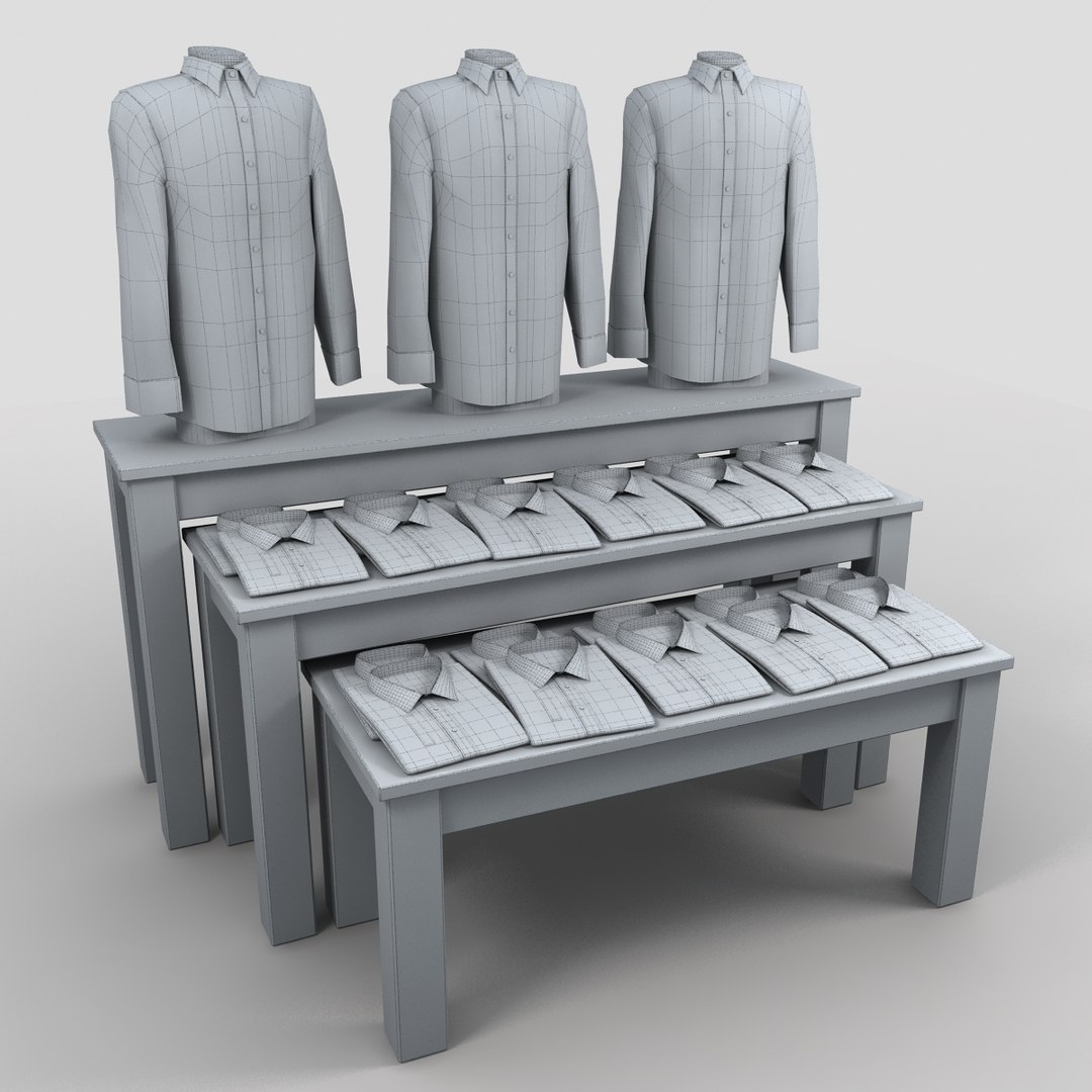 Dress Shirt Table 2 3ds