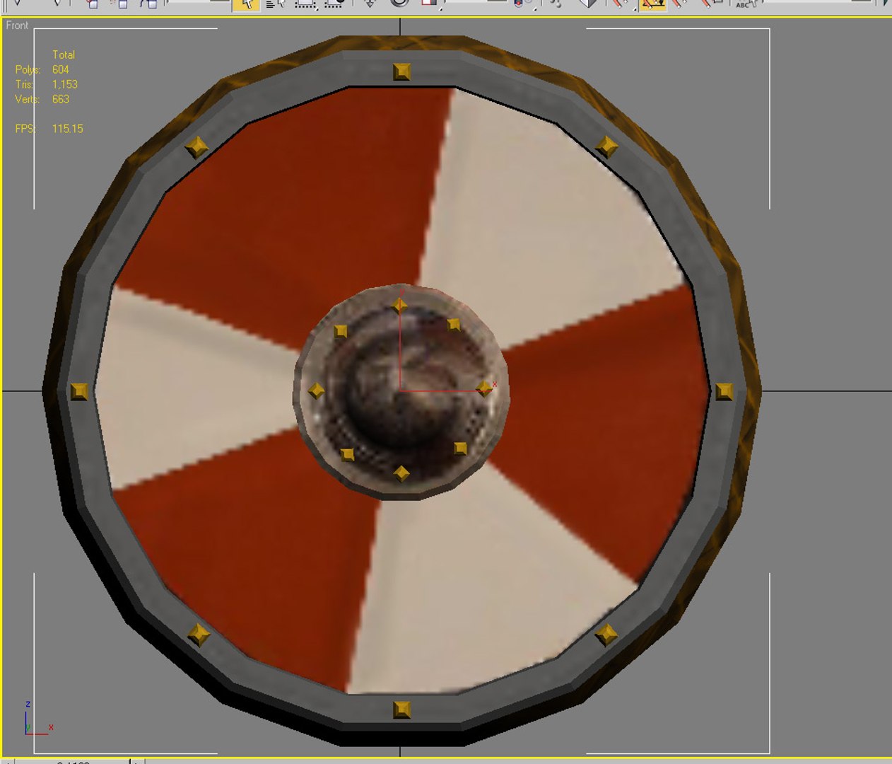 shield targe 3d model