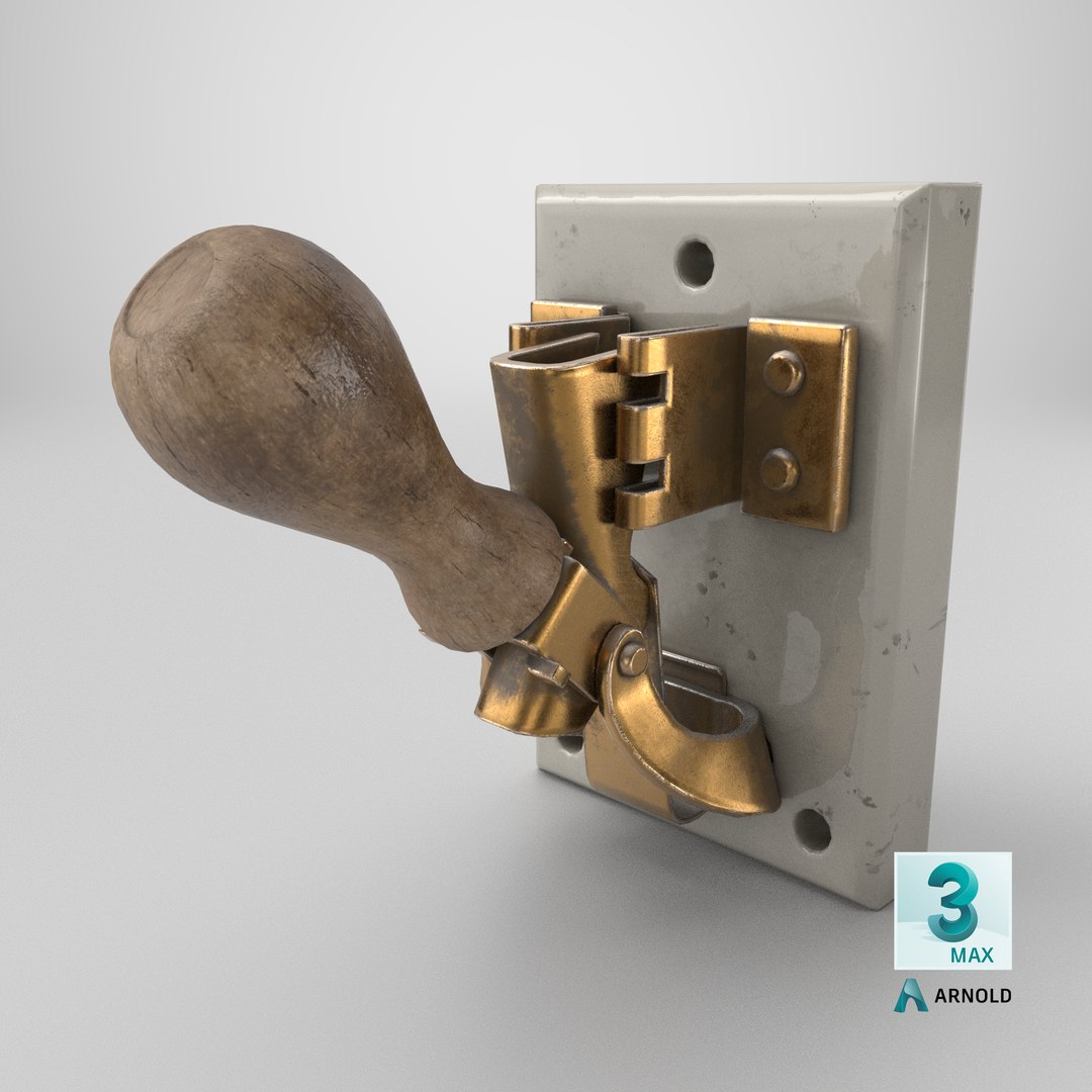 Industrial Power Switch 3D Model - TurboSquid 1925350