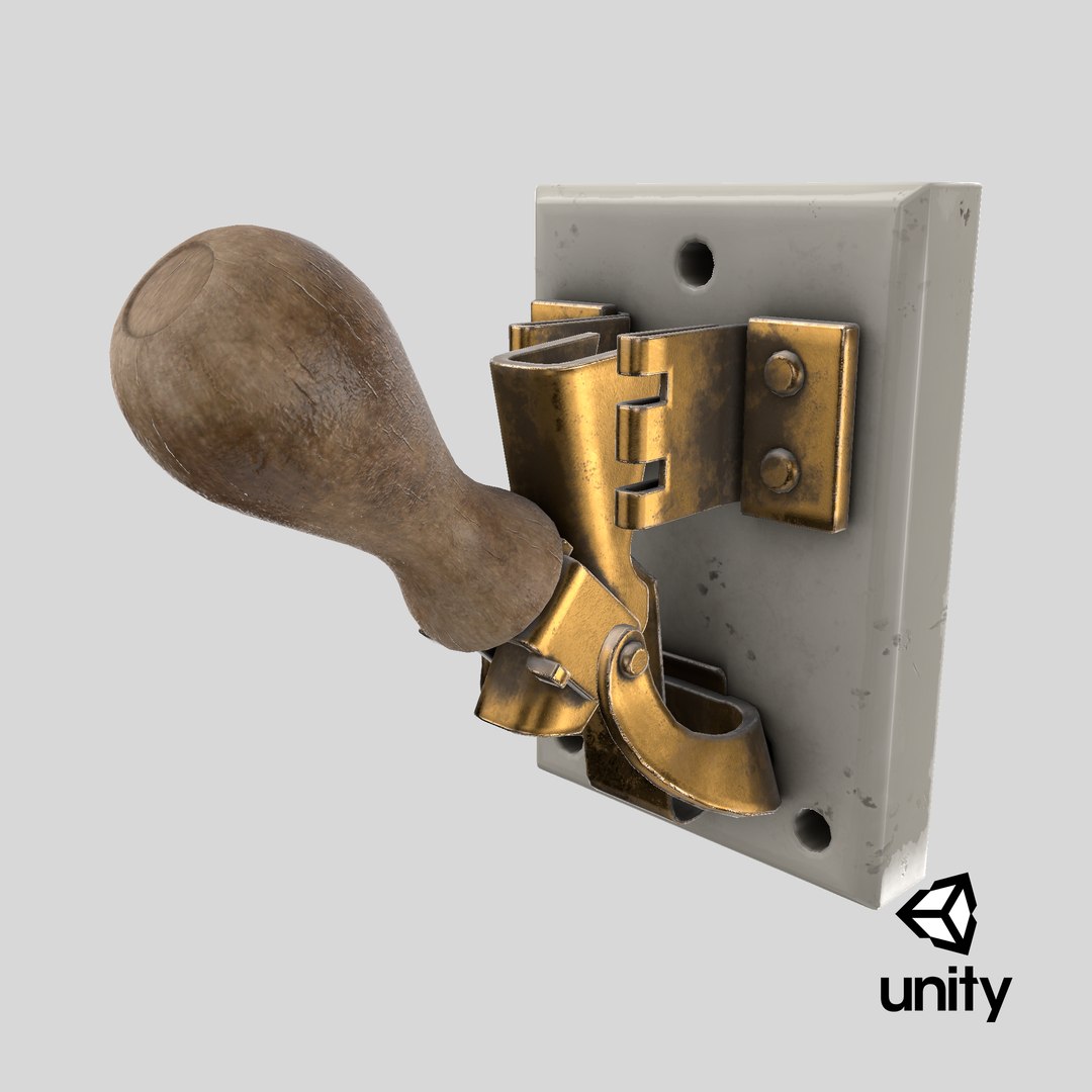 Industrial Power Switch 3D Model - TurboSquid 1925350