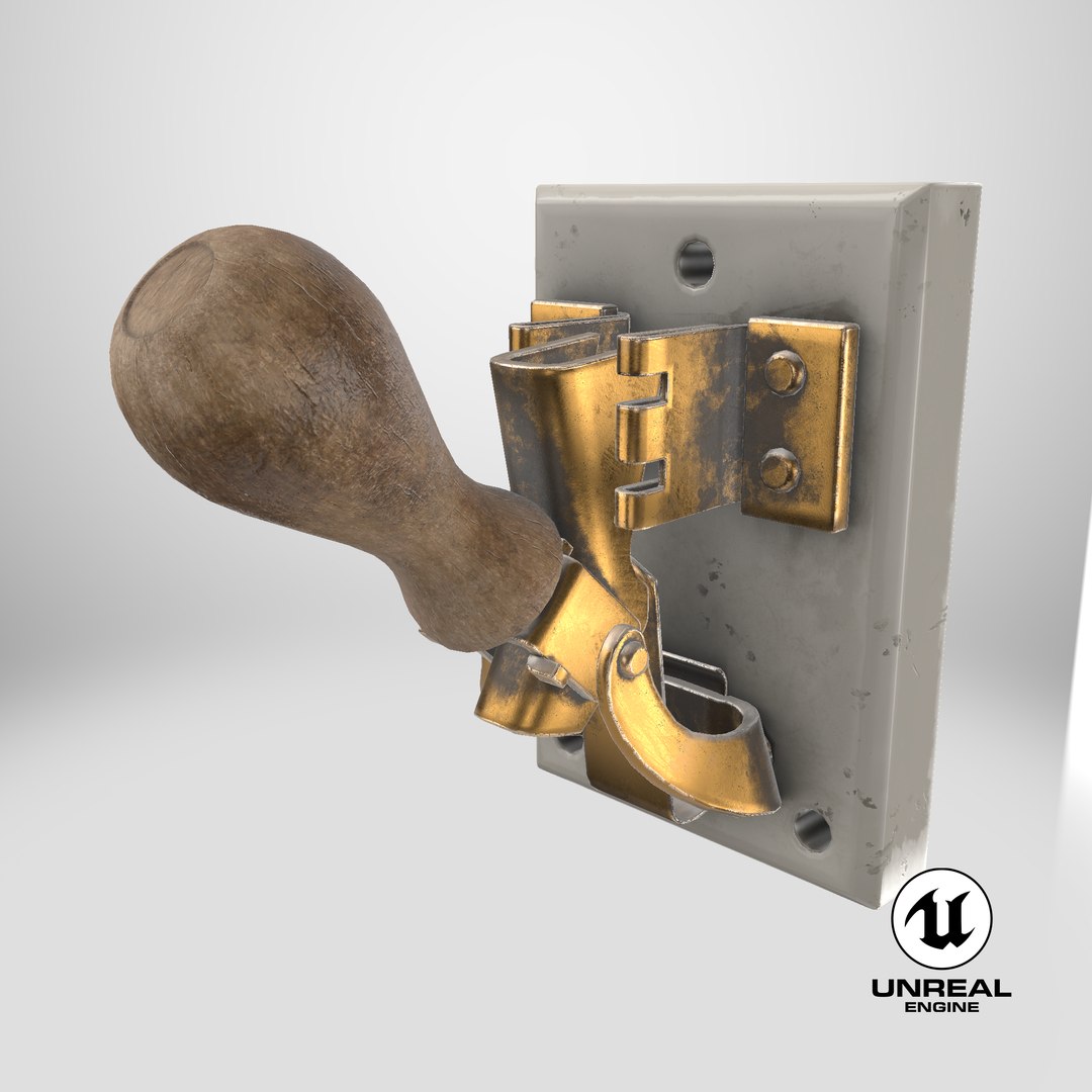 Industrial Power Switch 3D Model - TurboSquid 1925350