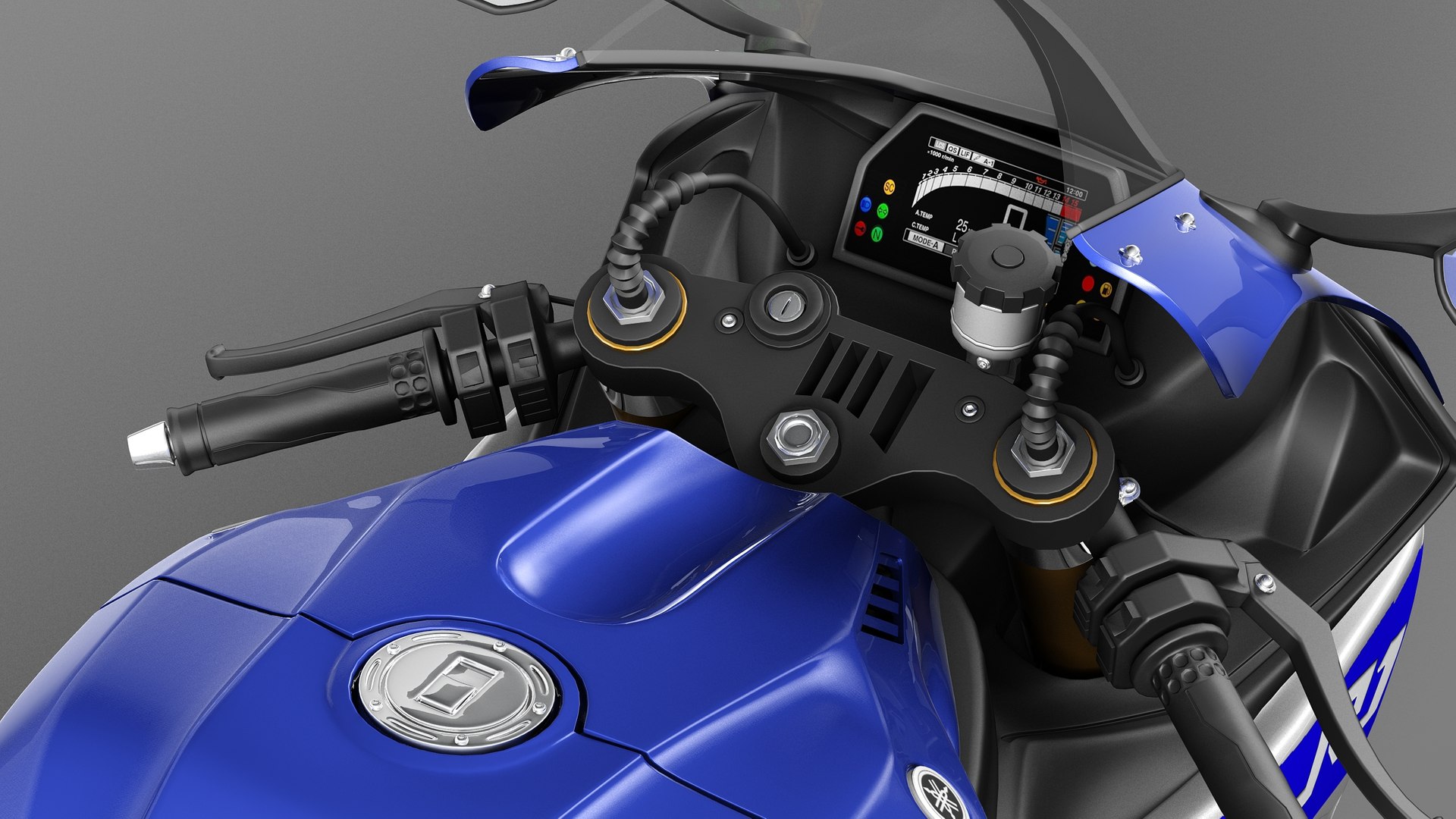 3d 2015 yamaha yzf model
