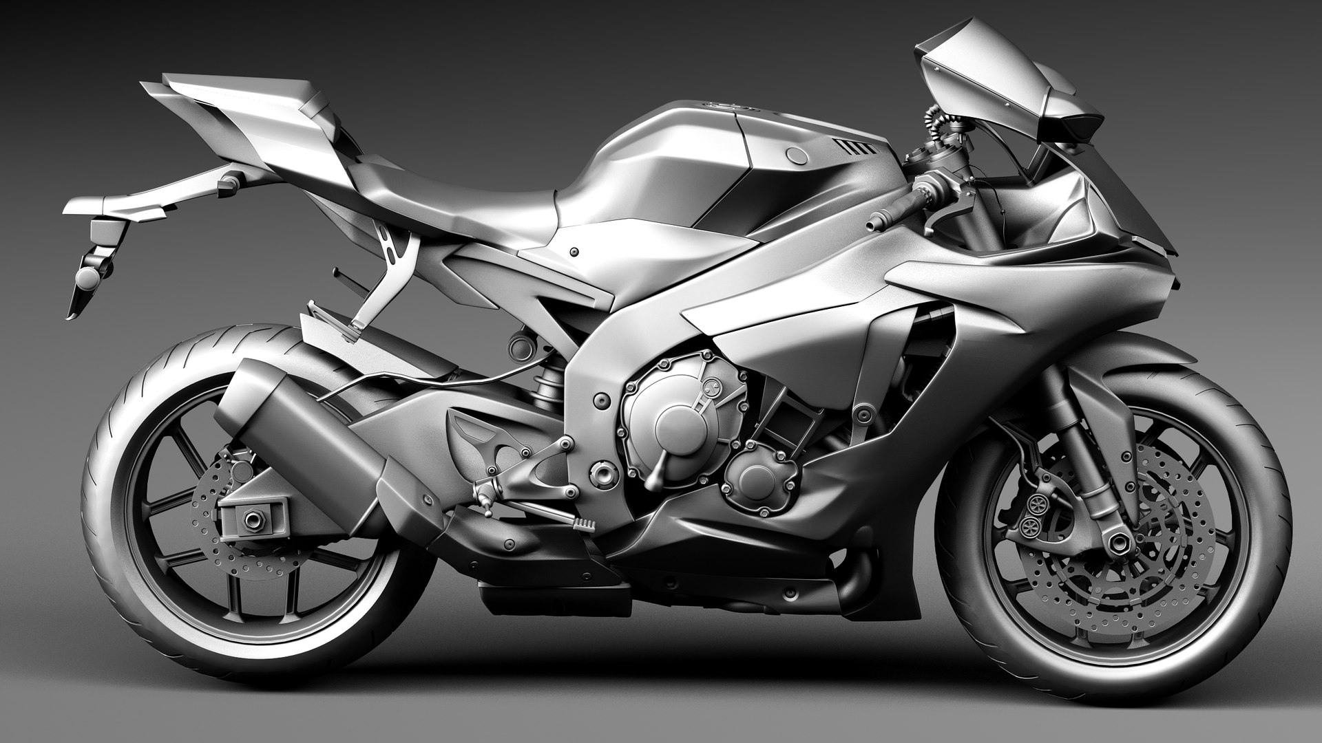 3d 2015 yamaha yzf model