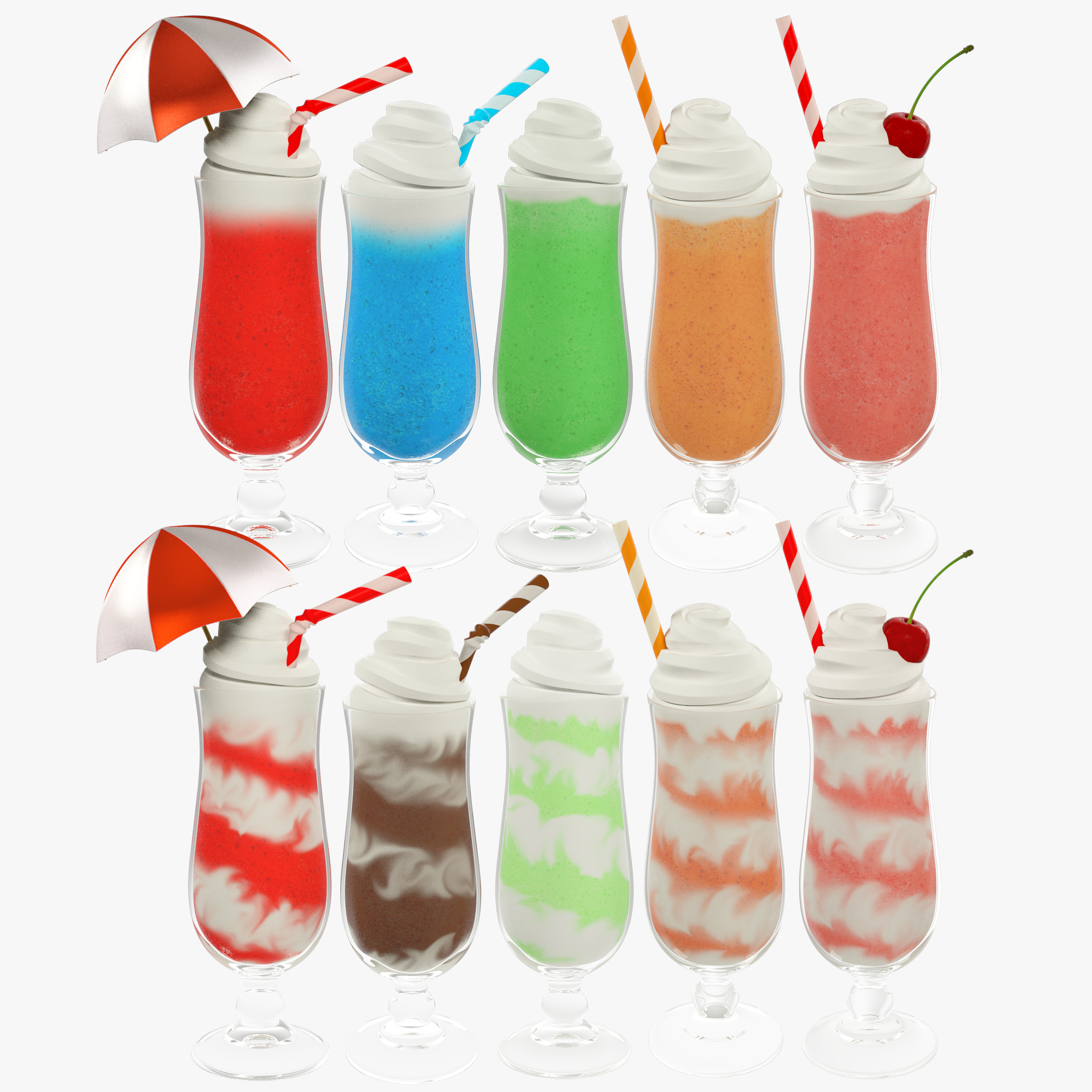 3D cocktails v2 model - TurboSquid 1509140