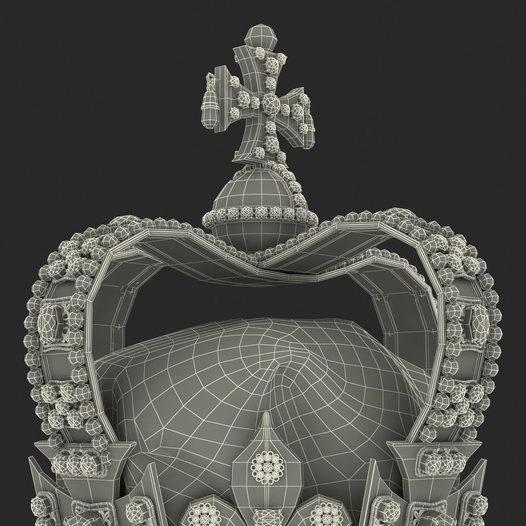 3d model st edwards crown