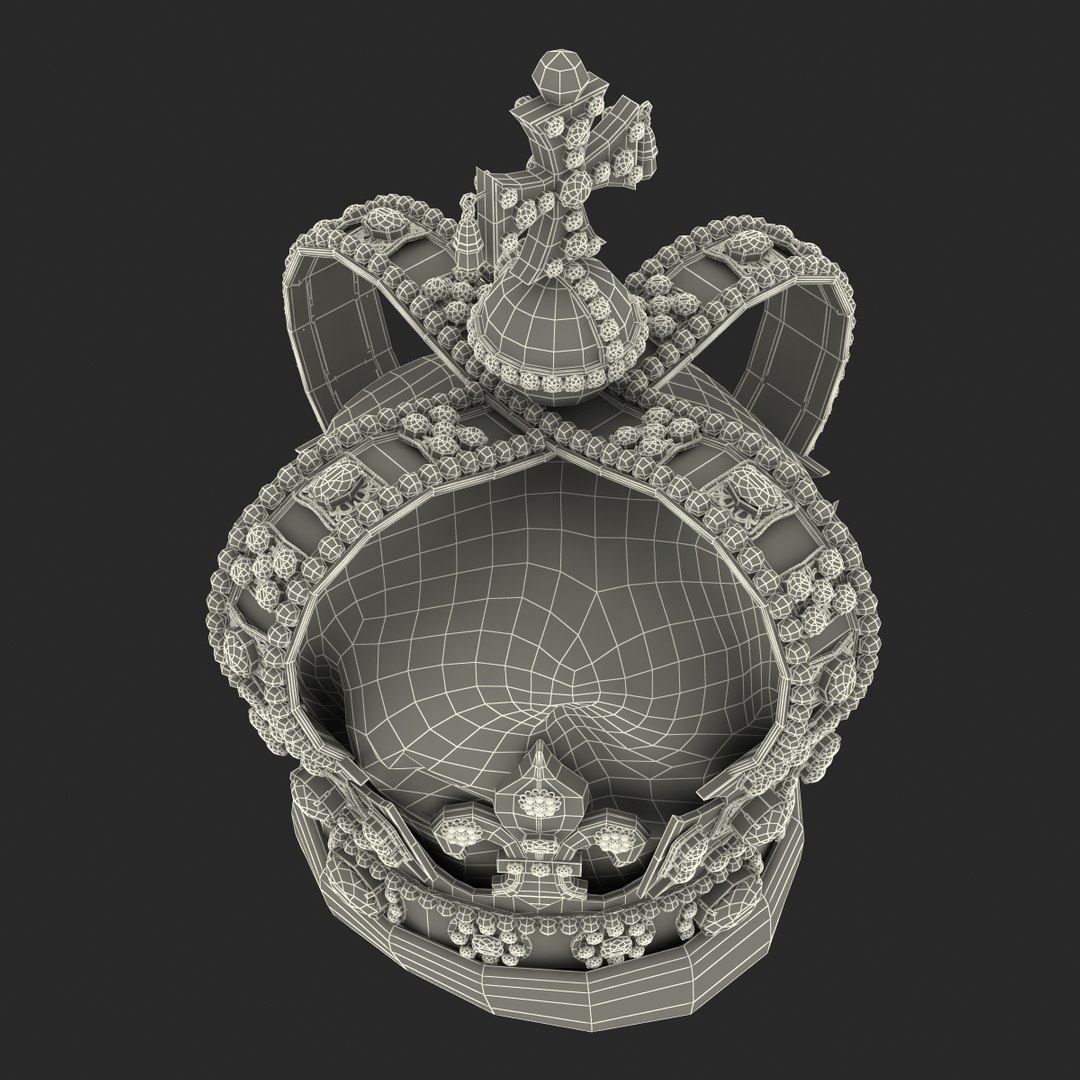 3d model st edwards crown