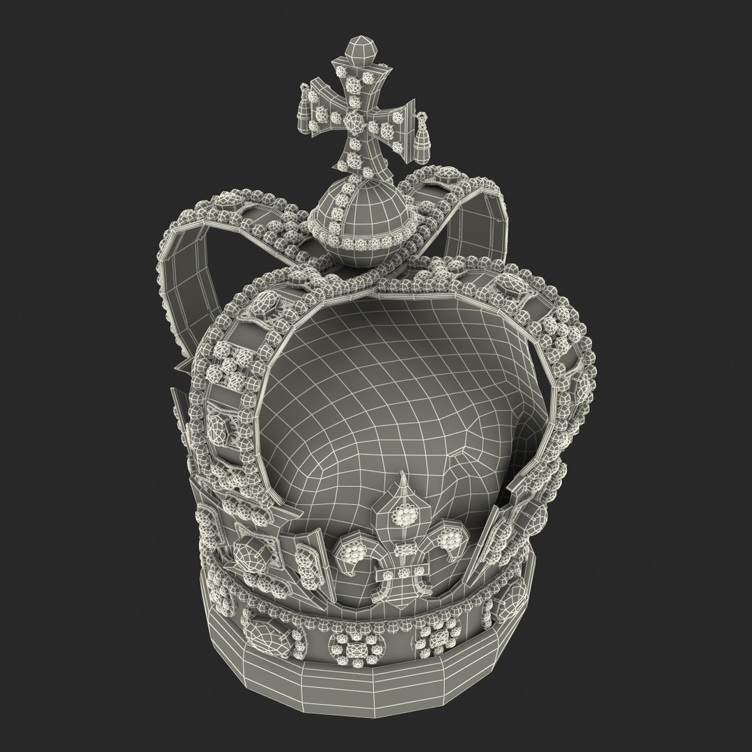 3d model st edwards crown