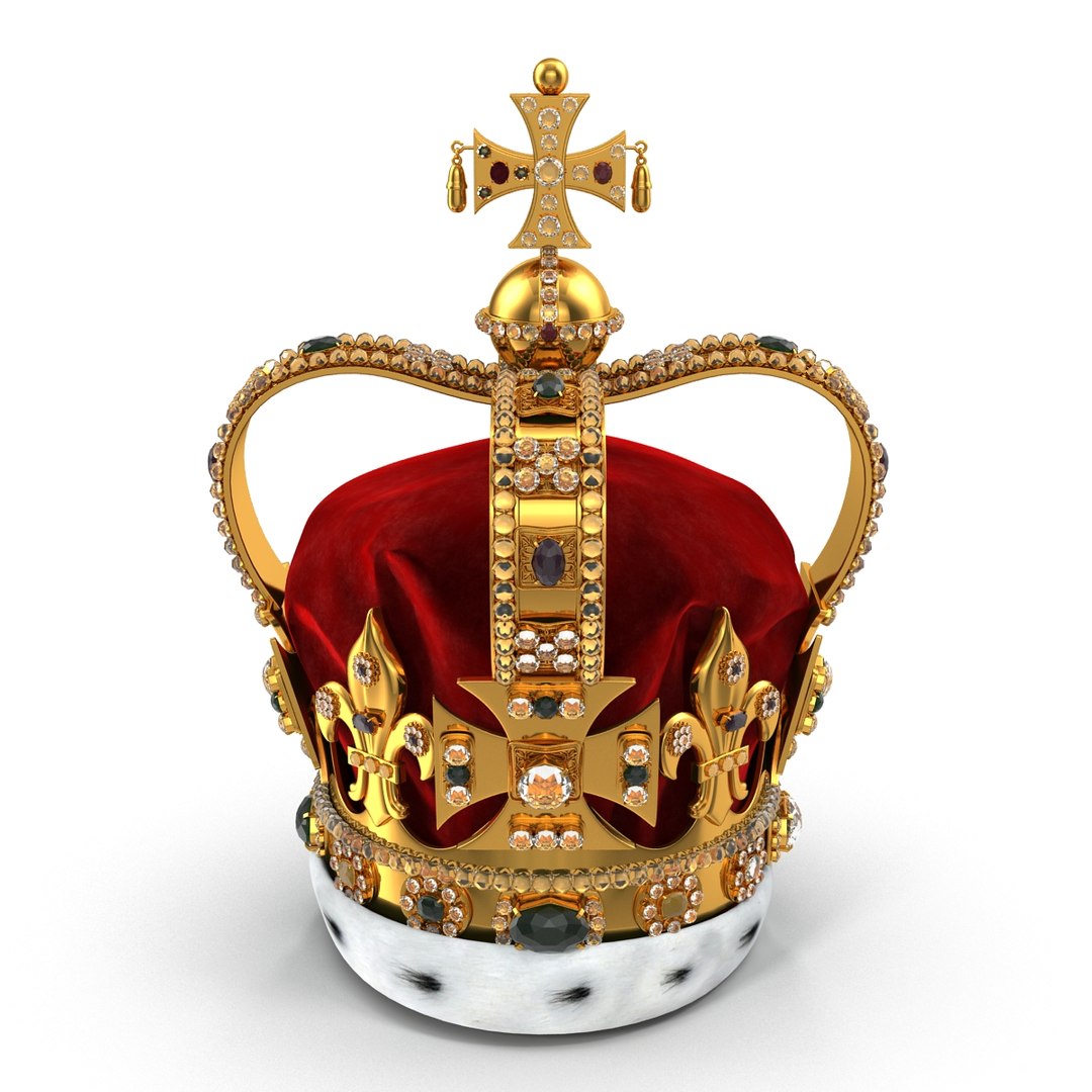 3d model st edwards crown