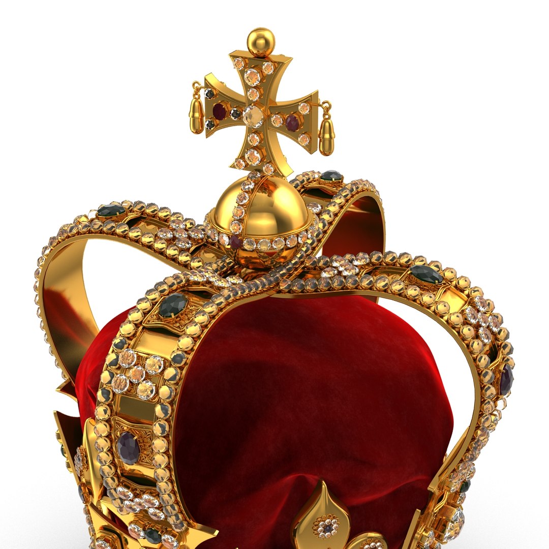 3d model st edwards crown