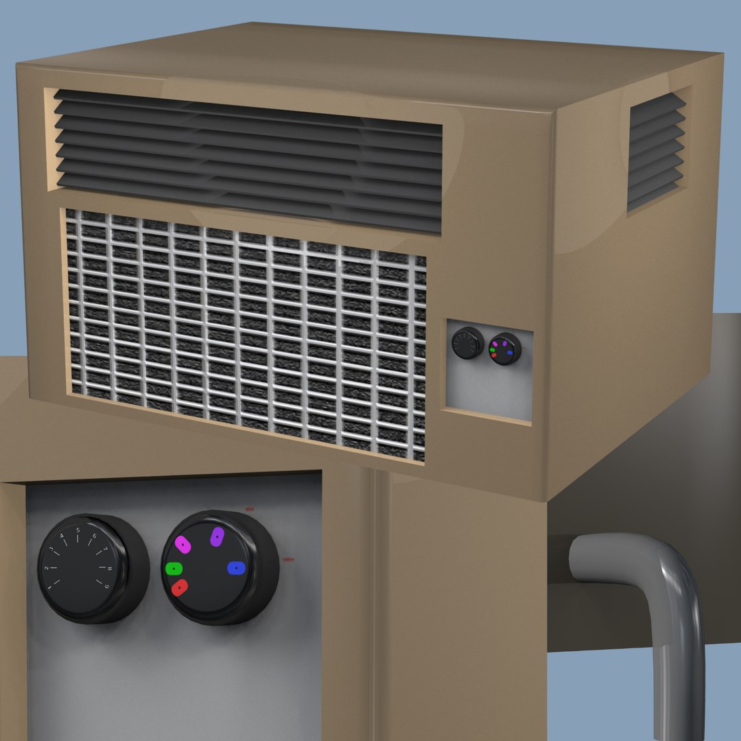3D Air Conditioning Unit Object - TurboSquid 1330798