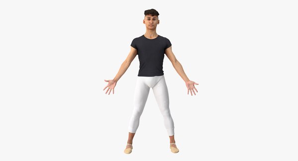 Ethan Ballet Dancer A Pose 3D model - TurboSquid 1982869
