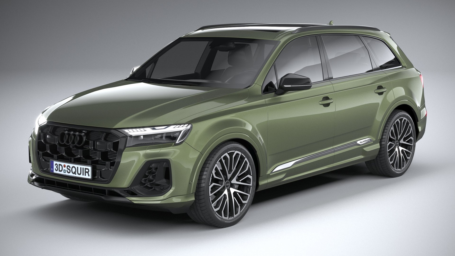 3D Audi SQ7 2025 - TurboSquid 2200879