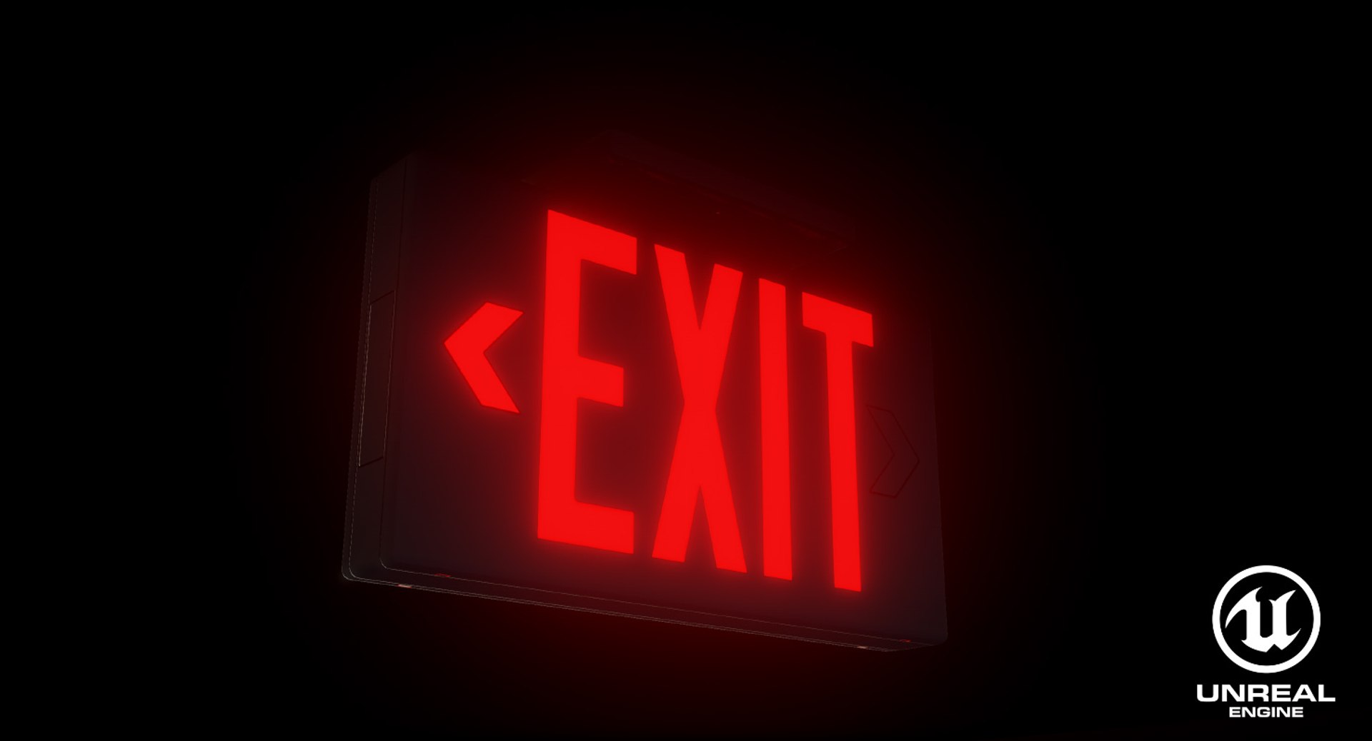3D Exit Sign - Model - TurboSquid 1170859