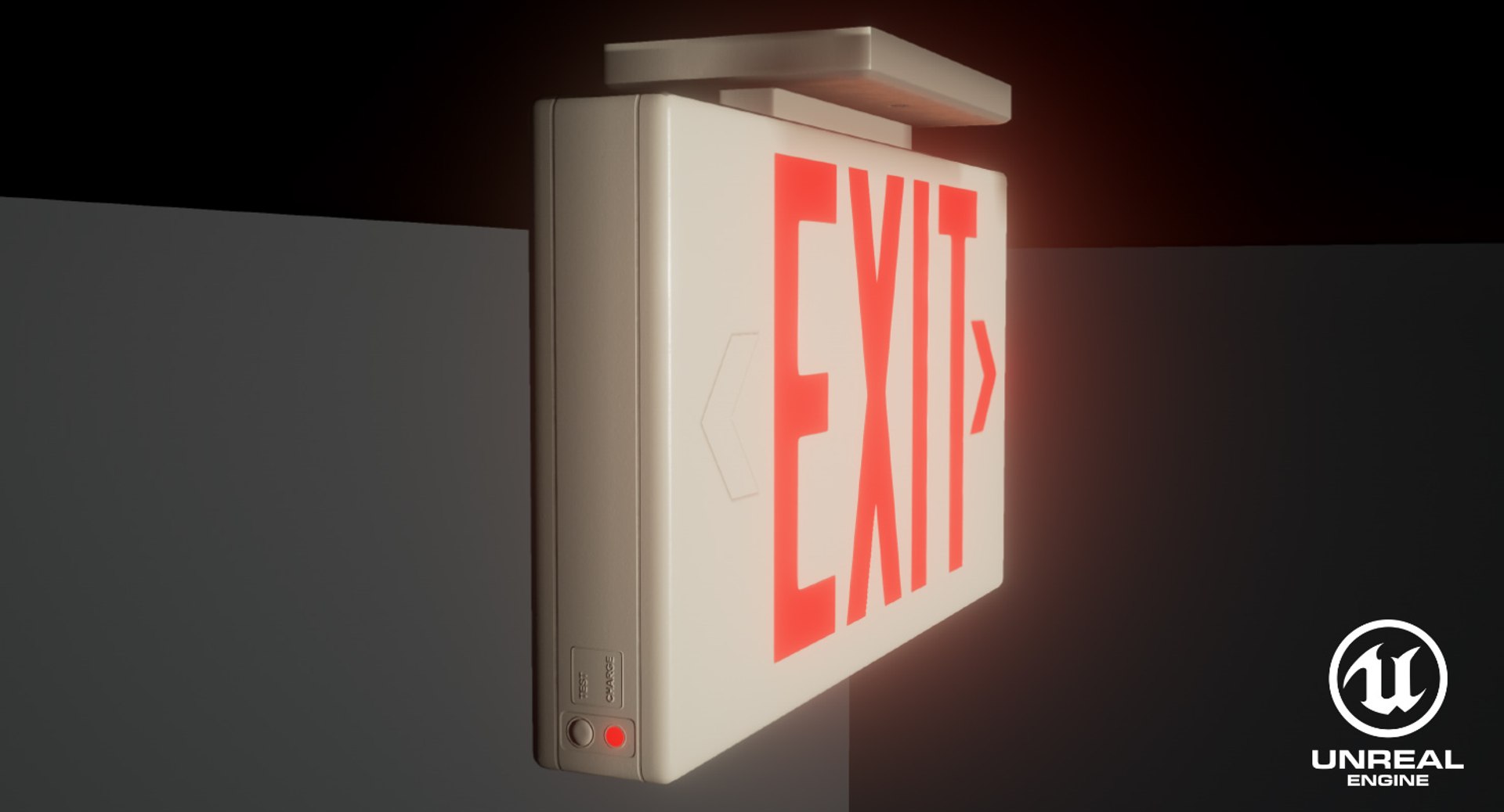 3D Exit Sign - Model - TurboSquid 1170859