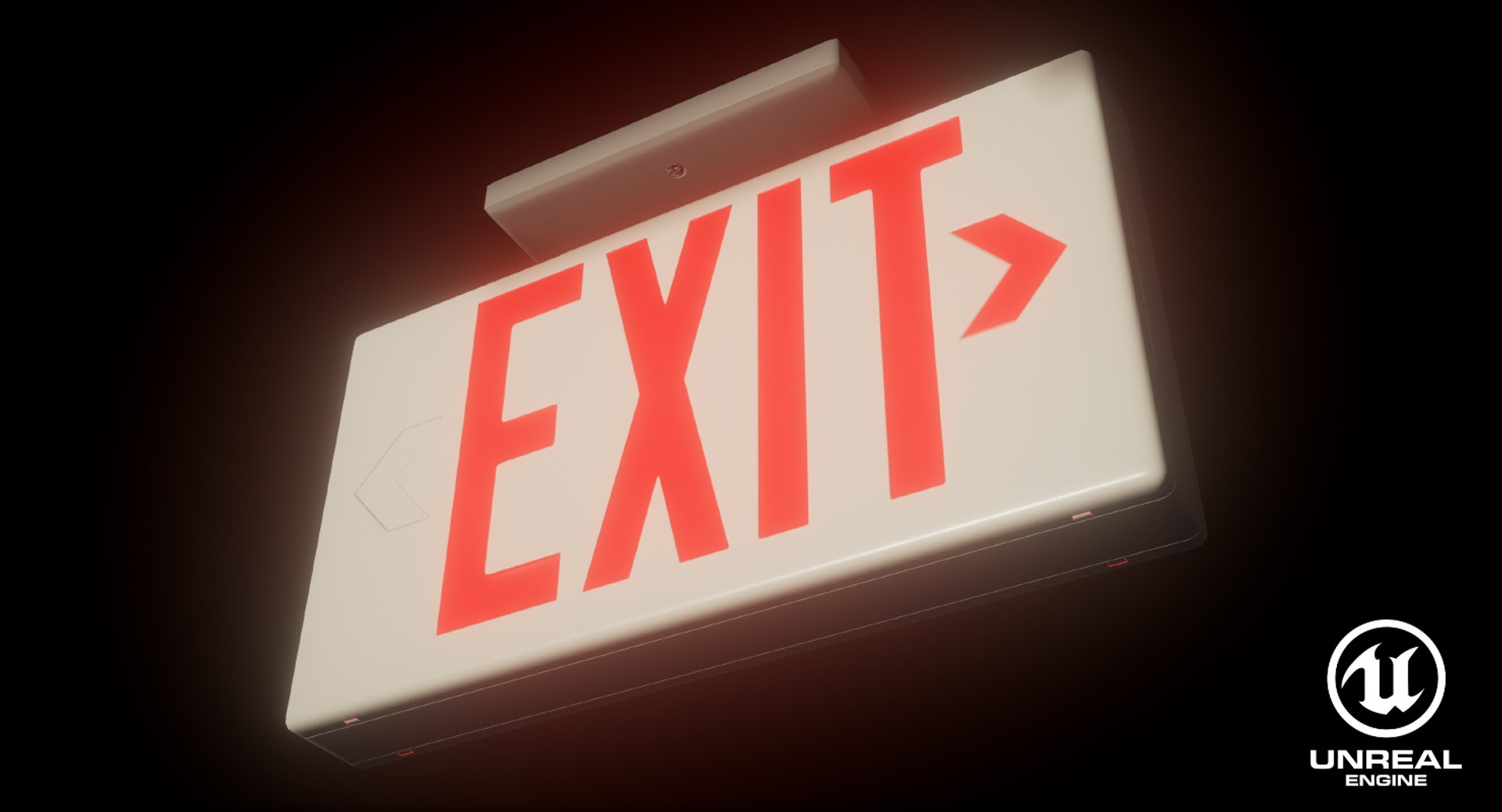 3D Exit Sign - Model - TurboSquid 1170859