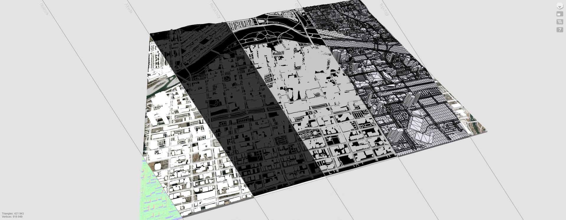 3D Model Cityscape Calgary Canada - TurboSquid 2389586