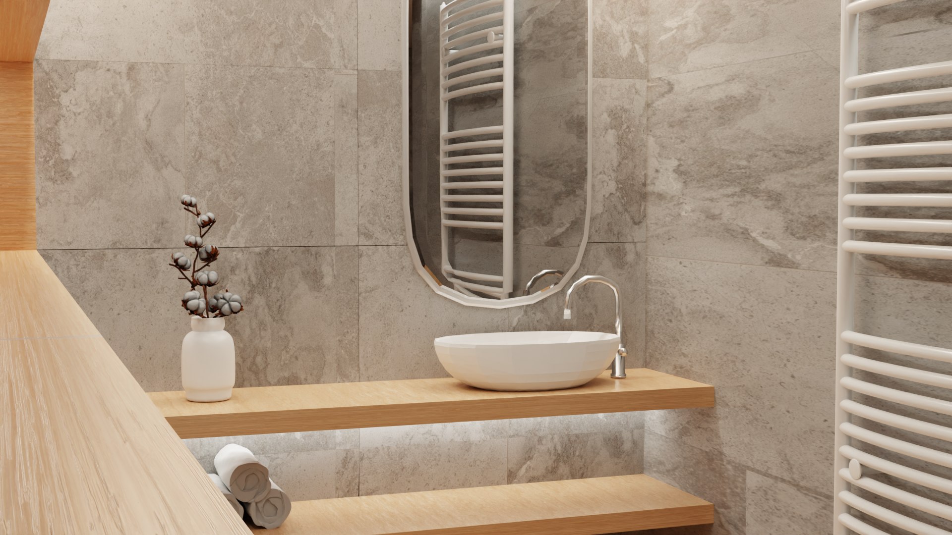 Modern Bathroom 3D - TurboSquid 2209939
