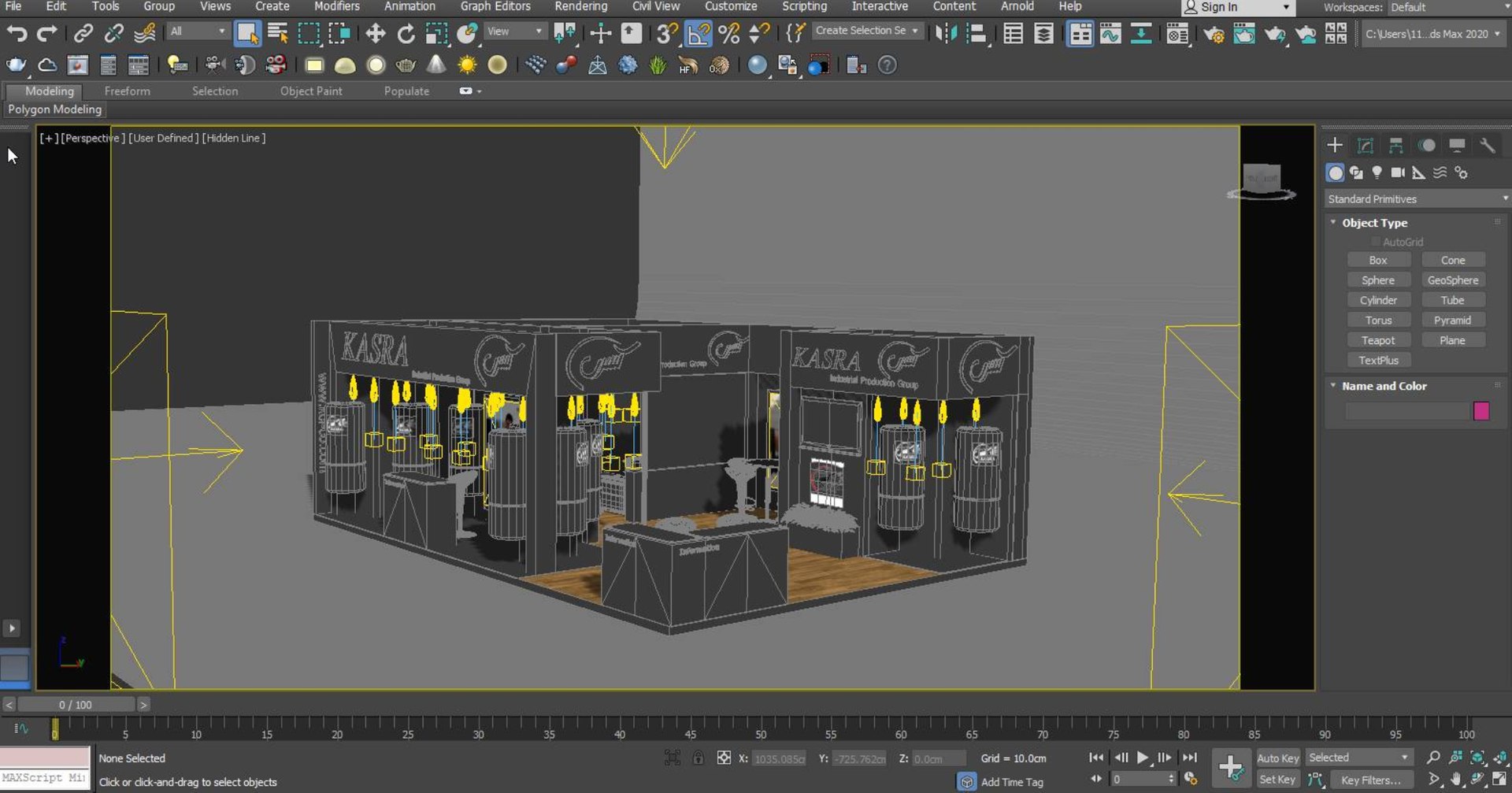 3D Stand Shop Style Booth - TurboSquid 1607660